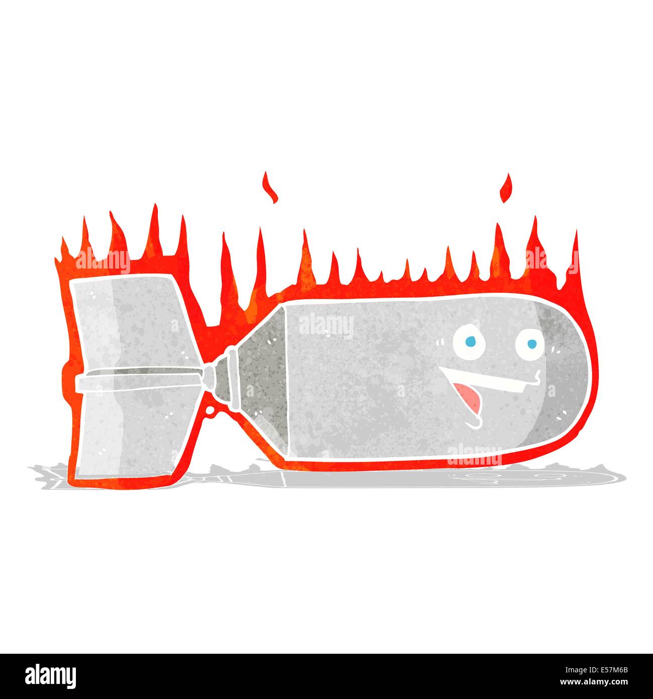 cartoon falling bomb Stock Vector Image & Art - Alamy