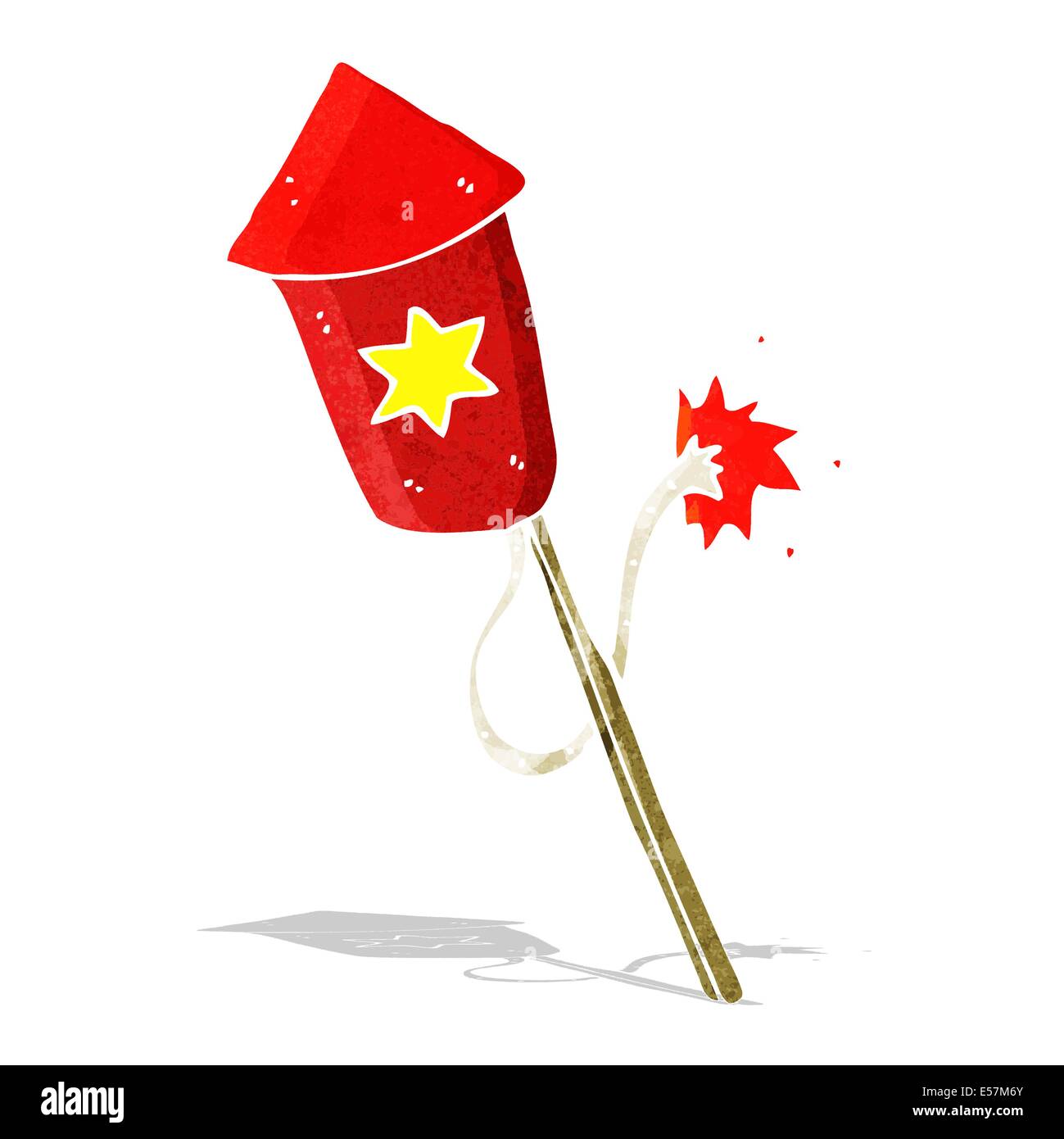 cartoon firework with burning fuse Stock Vector Image & Art - Alamy