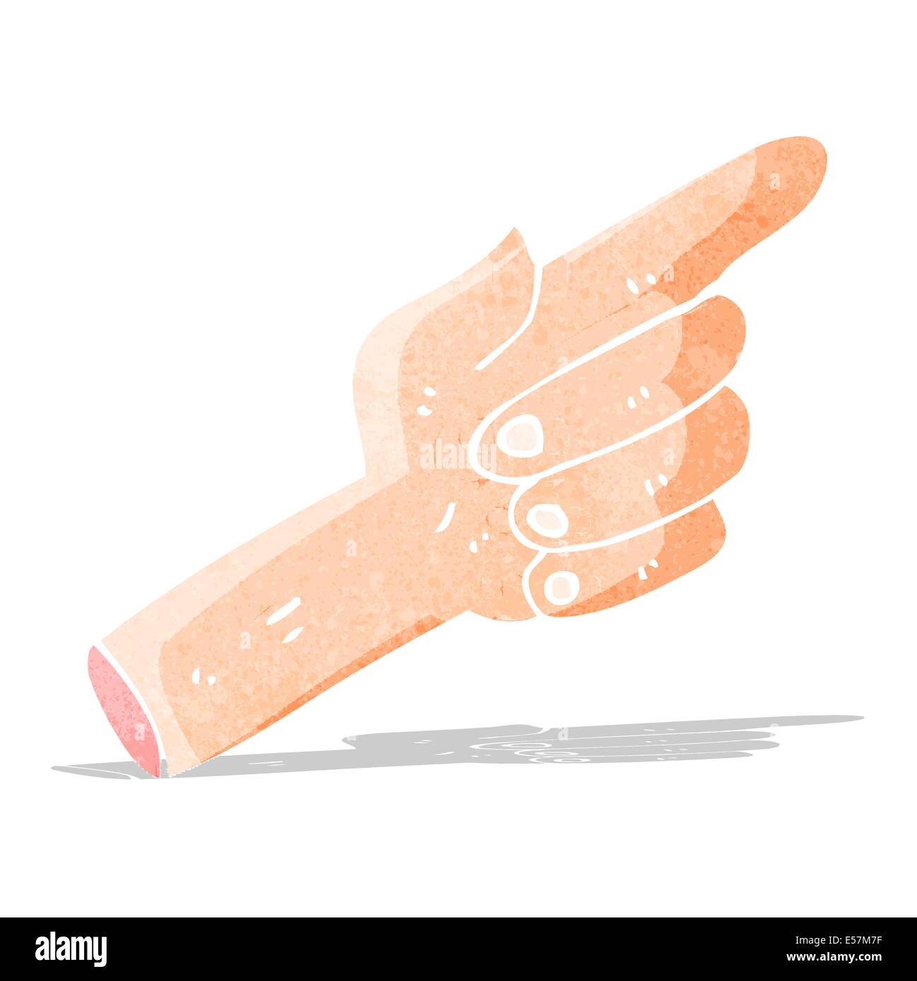 cartoon pointing hand Stock Vector Image & Art - Alamy