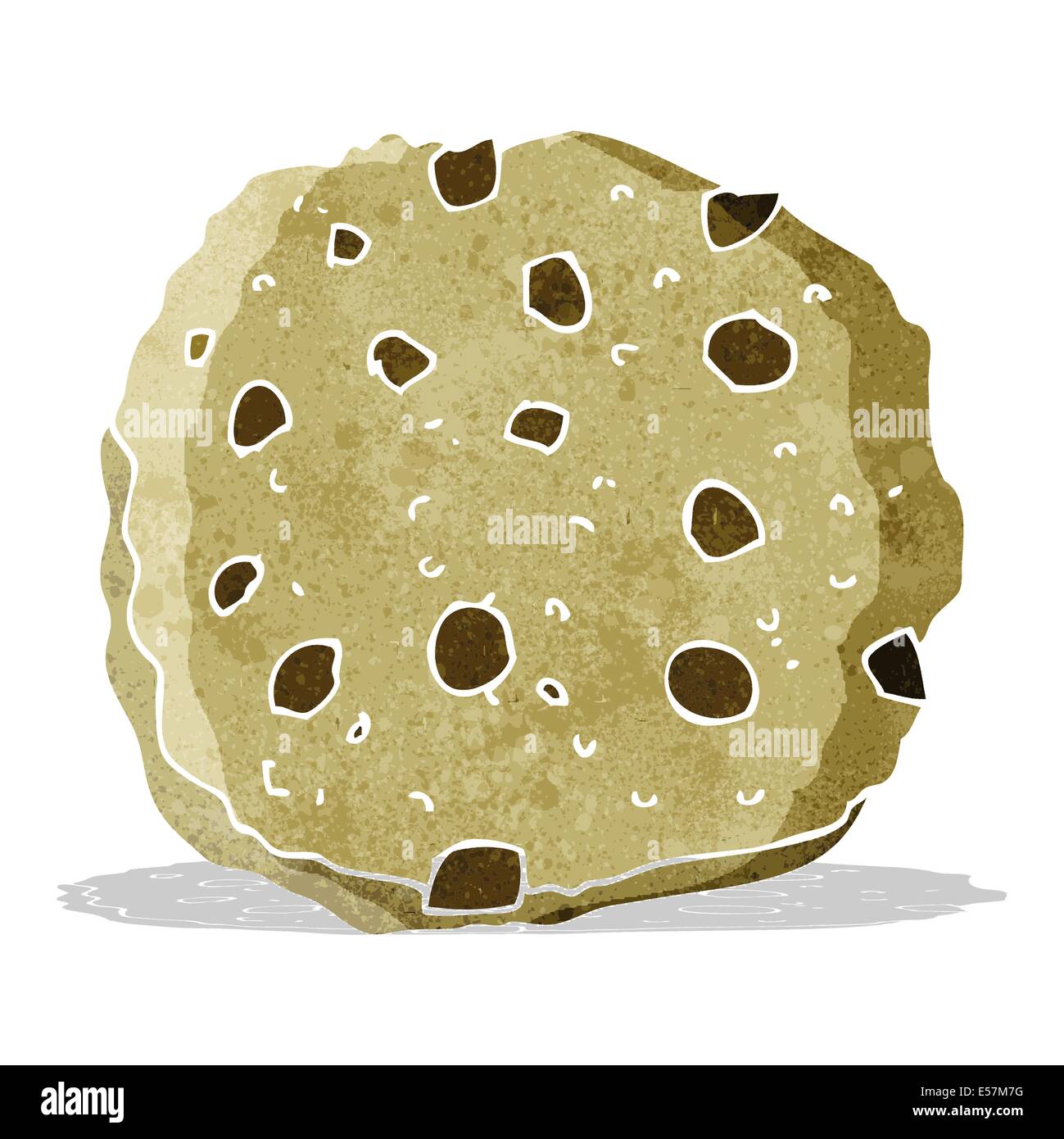chocolate chip cookie cartoon Stock Vector Image & Art - Alamy