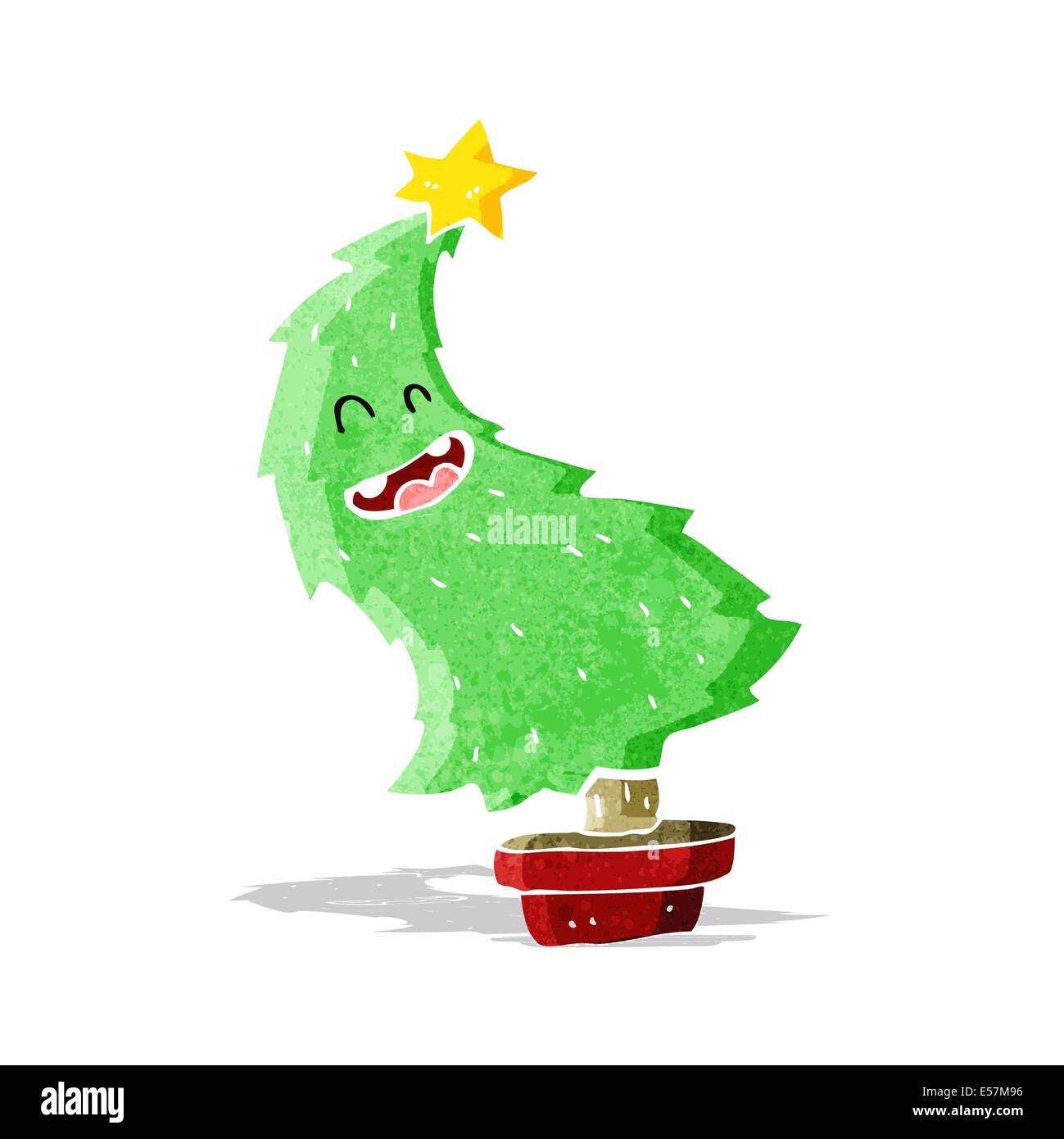 cartoon dancing christmas tree Stock Vector Image & Art - Alamy