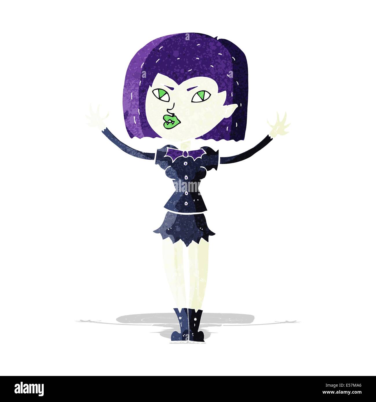 cartoon vampire girl Stock Vector Image & Art - Alamy
