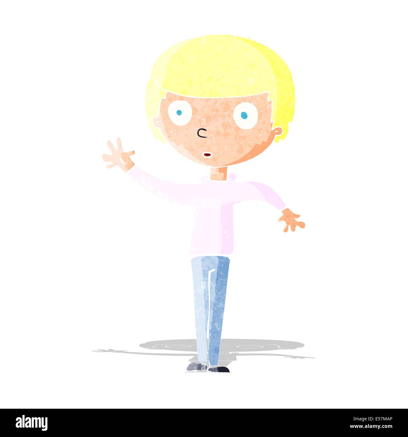 cartoon boy staring Stock Vector Image & Art - Alamy