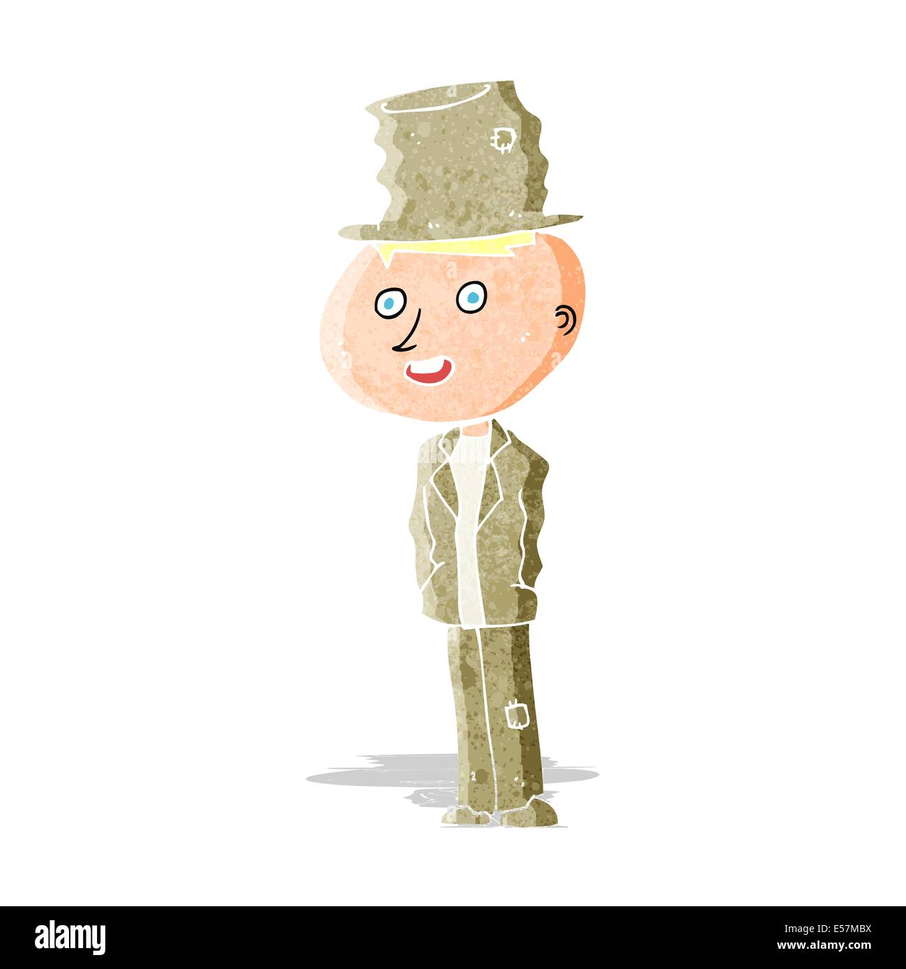 cartoon funny hobo man Stock Vector Image & Art - Alamy