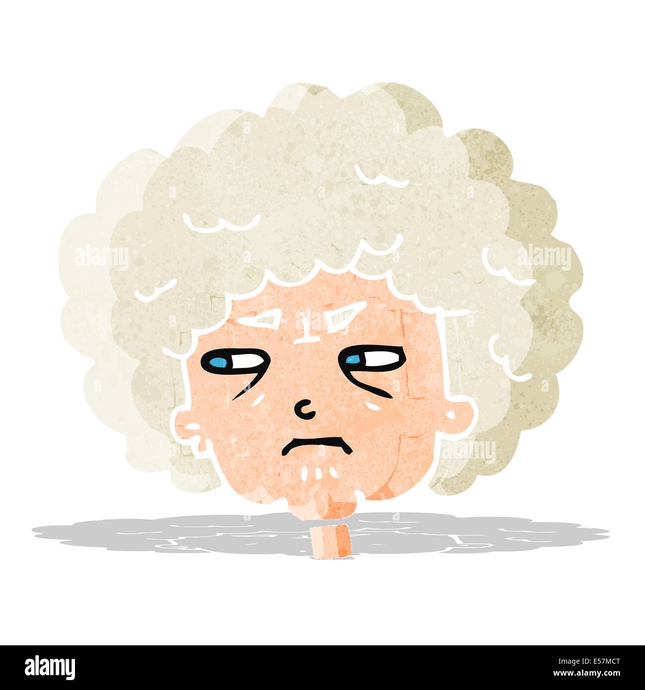 cartoon bitter old woman Stock Vector Image & Art - Alamy