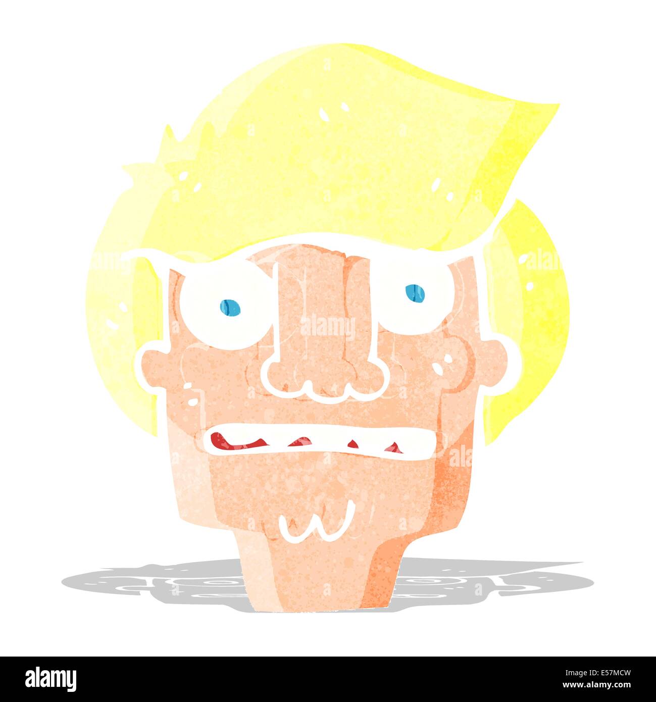 cartoon shocked face Stock Vector Image & Art - Alamy