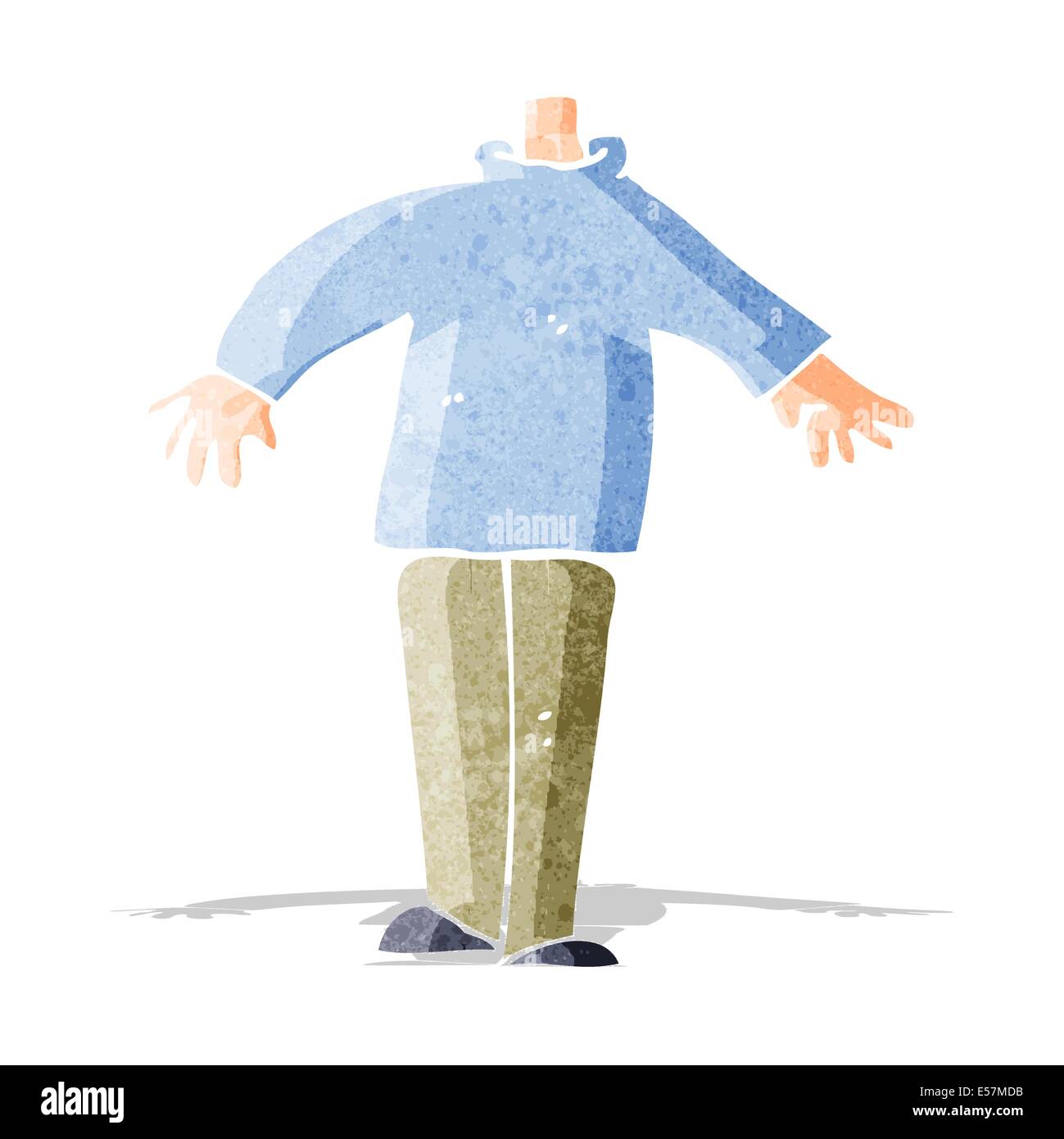 cartoon male body (mix and match cartoons or add own photos Stock ...