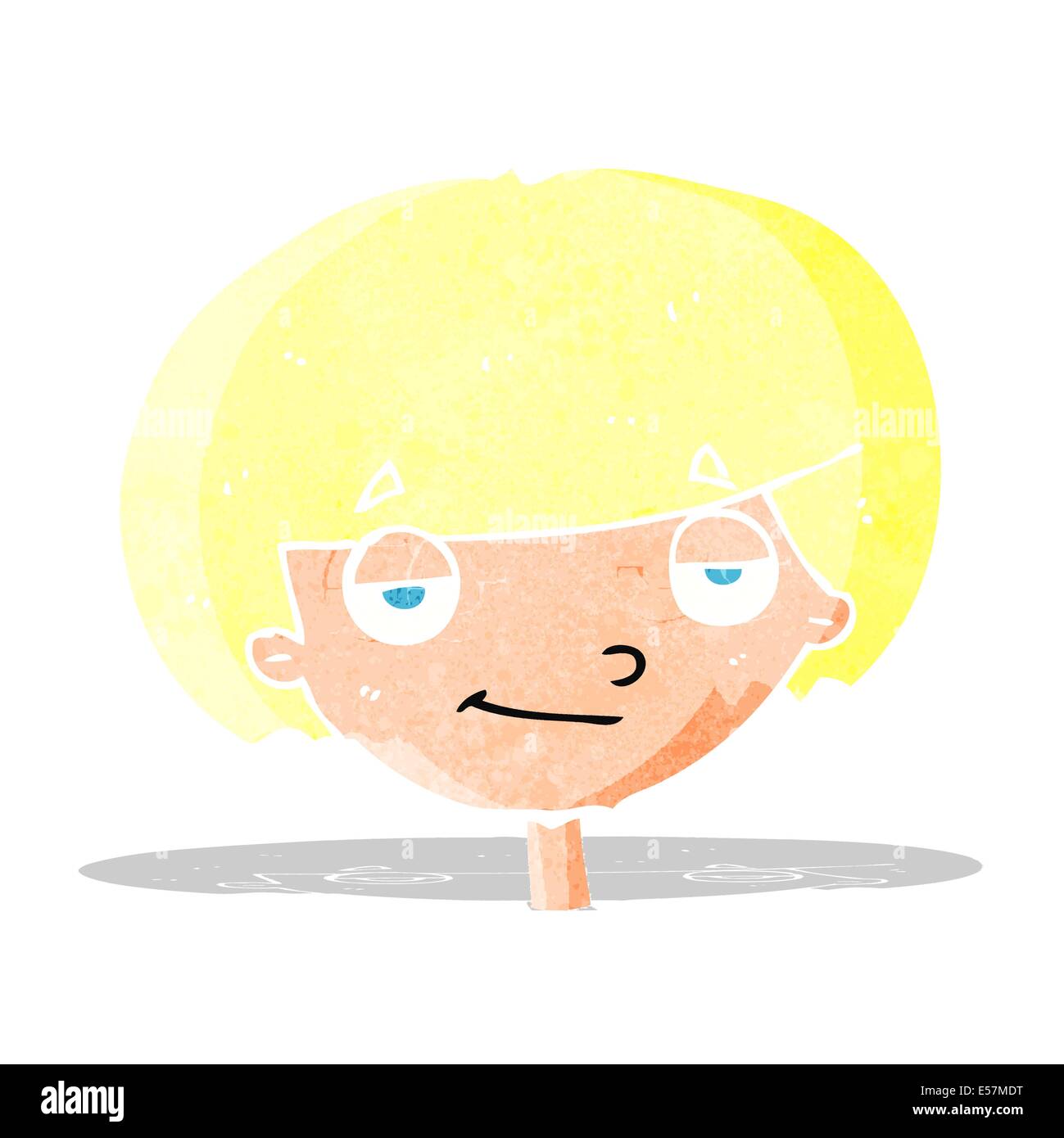 cartoon smug looking boy Stock Vector Image & Art - Alamy