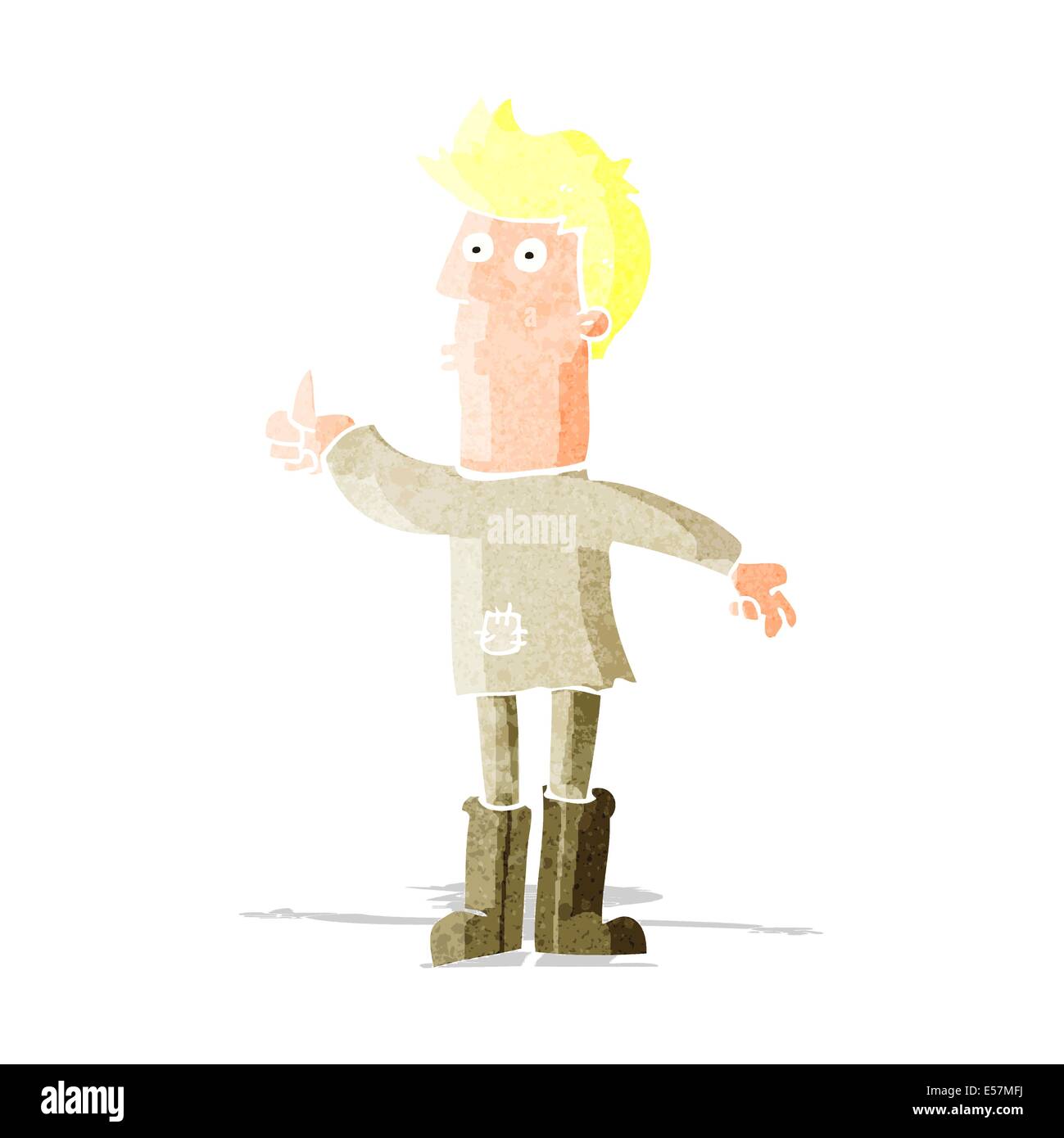 cartoon poor man Stock Vector Image & Art - Alamy