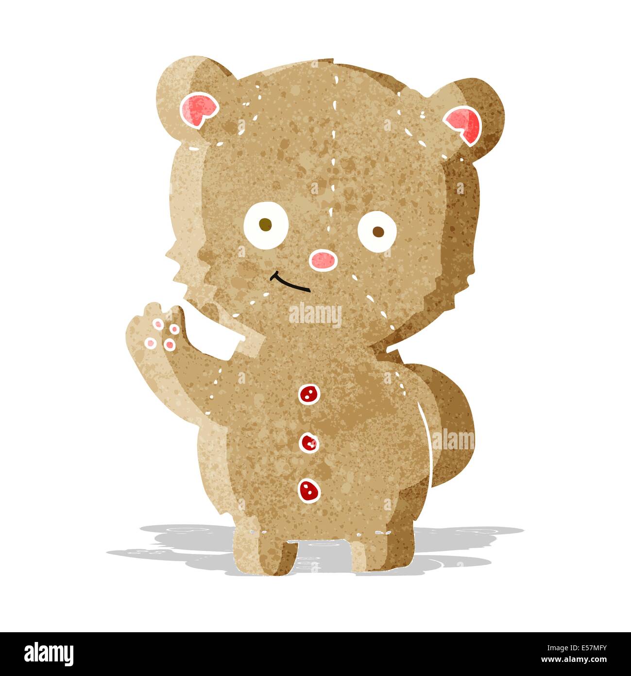 cartoon teddy bear waving Stock Vector Image & Art - Alamy