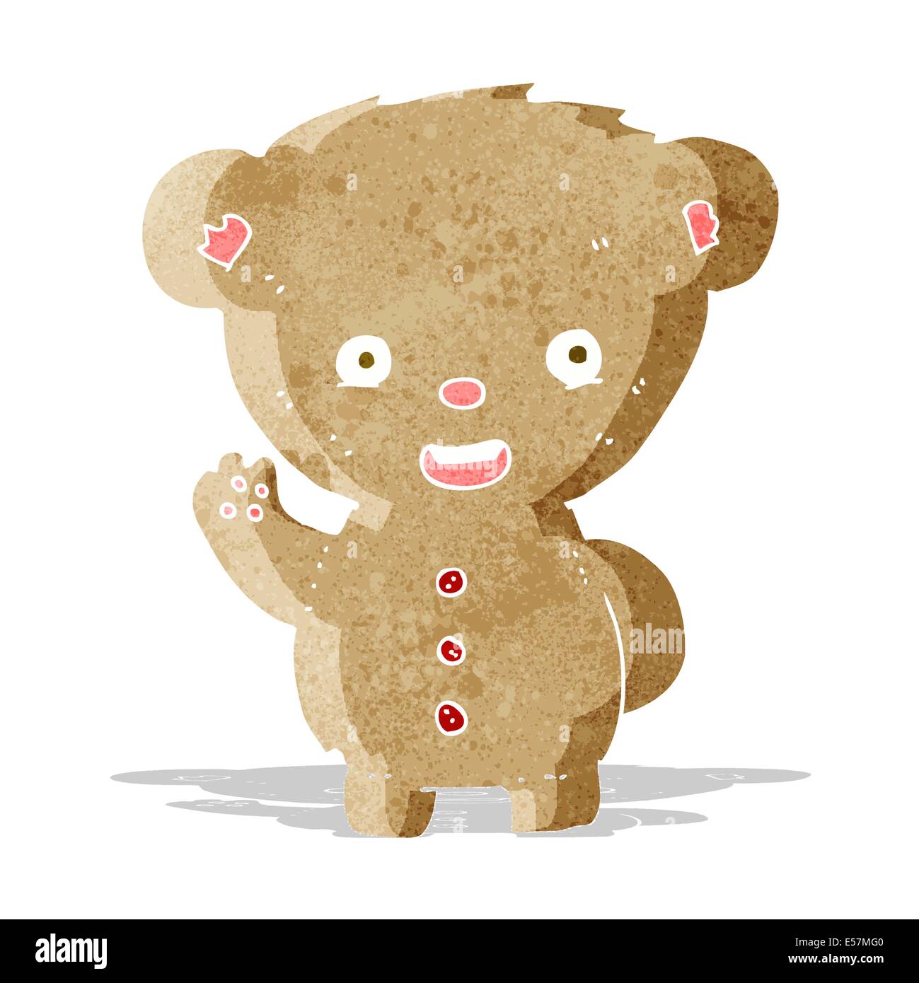 cartoon teddy bear waving Stock Vector Image & Art - Alamy