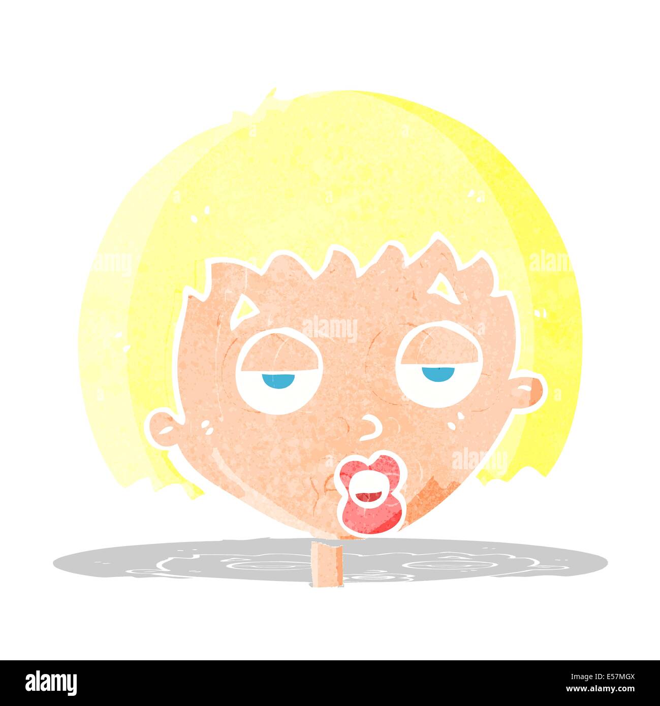 cartoon bored woman Stock Vector Image & Art - Alamy