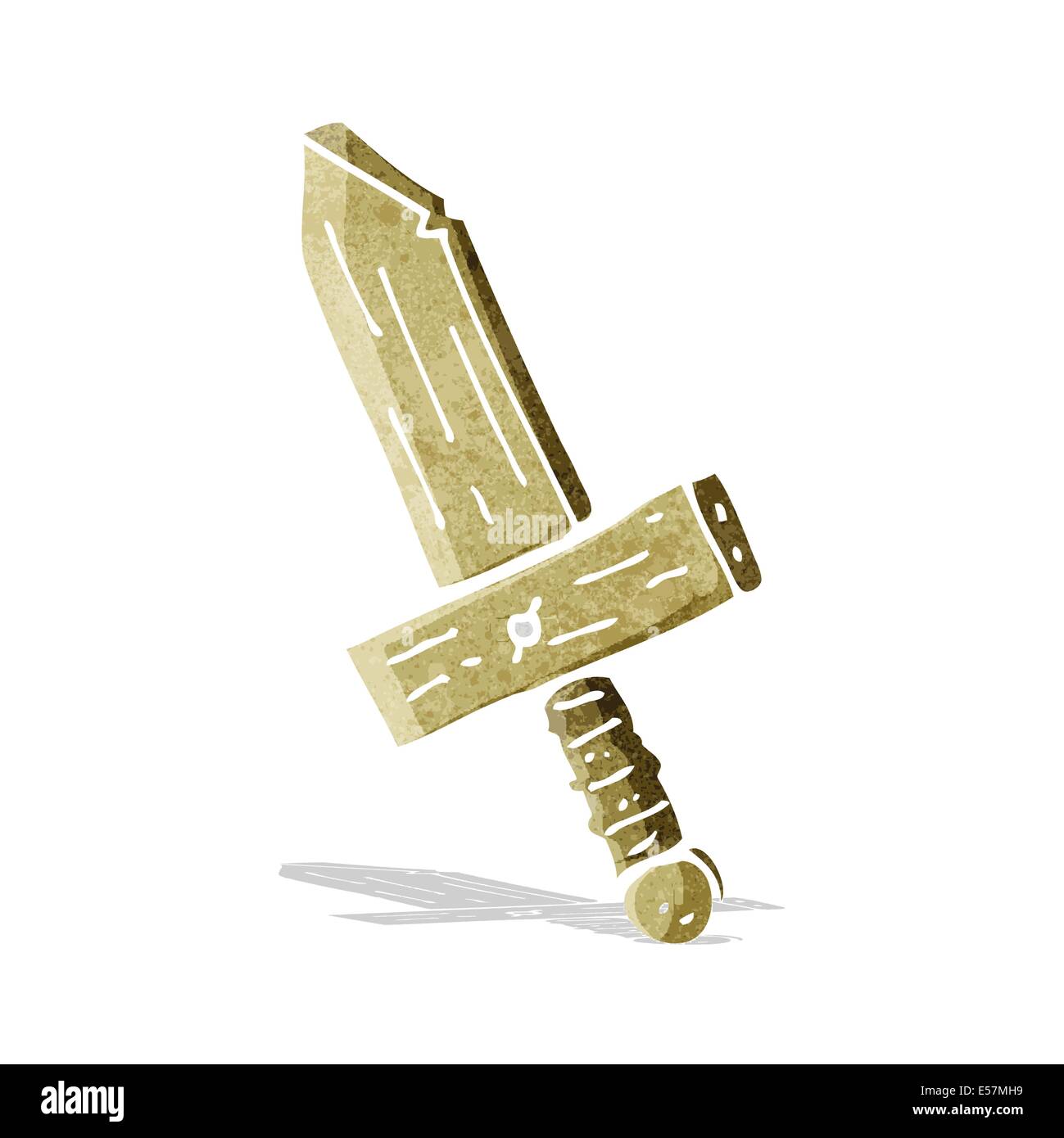 cartoon wooden sword Stock Vector Image & Art - Alamy