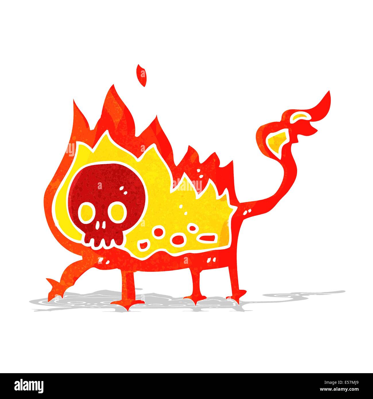 Cartoon little fire demon hi-res stock photography and images - Alamy