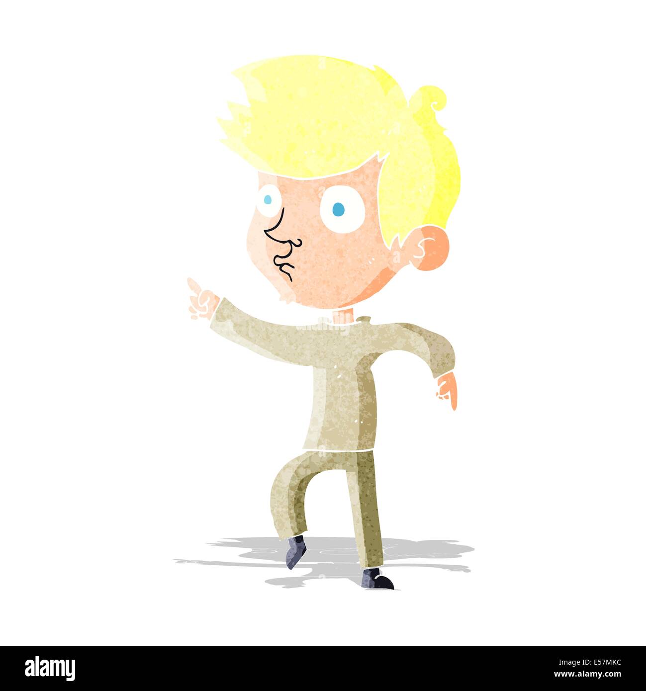 cartoon pointing boy Stock Vector Image & Art - Alamy