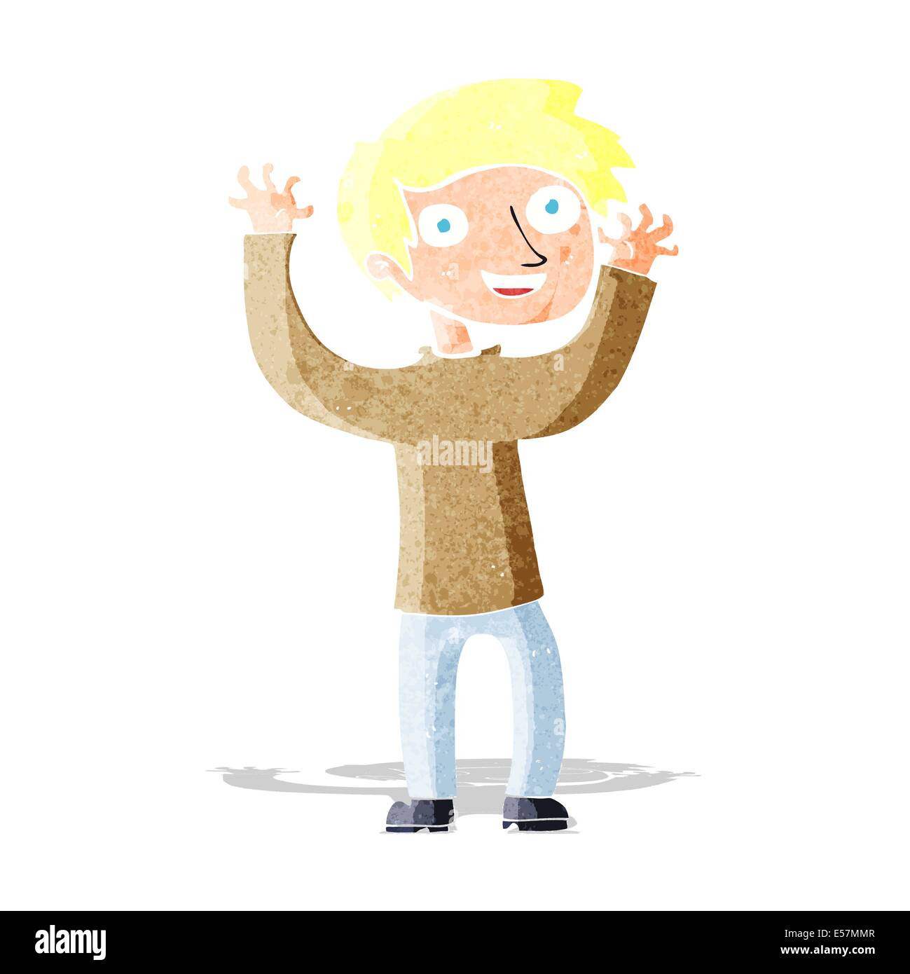 cartoon happy man Stock Vector Image & Art - Alamy