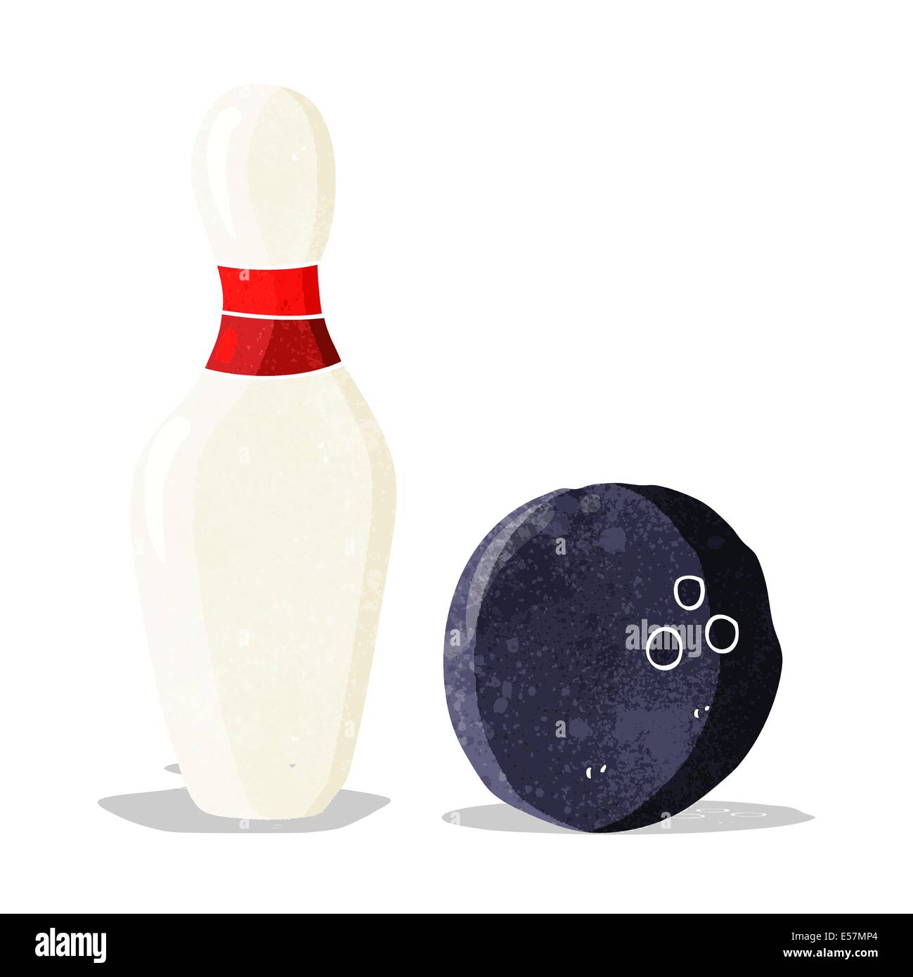 ten pin bowling cartoon Stock Vector Image & Art - Alamy