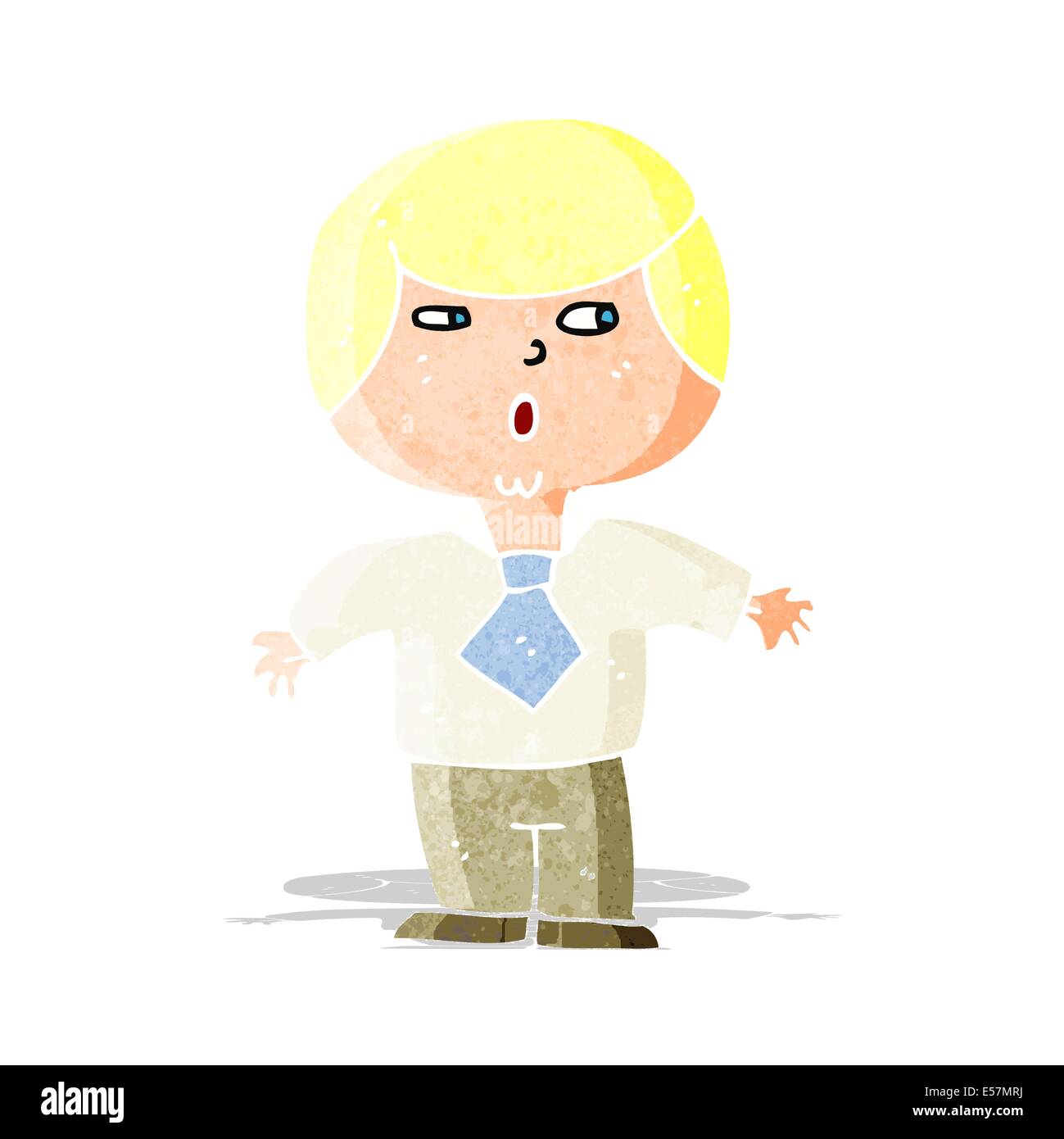 cartoon shocked boy Stock Vector Image & Art - Alamy