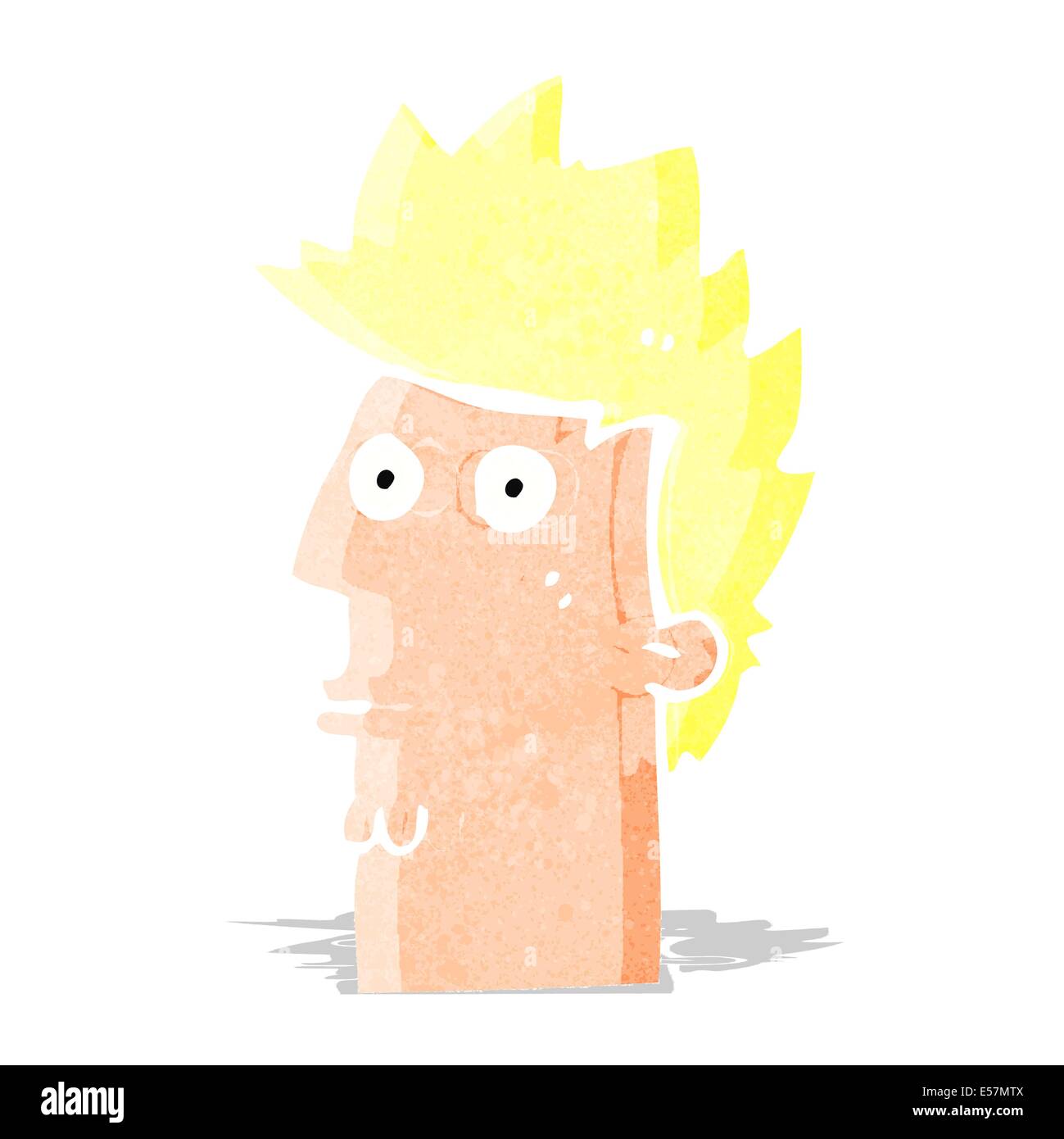 cartoon surprised face Stock Vector Image & Art - Alamy