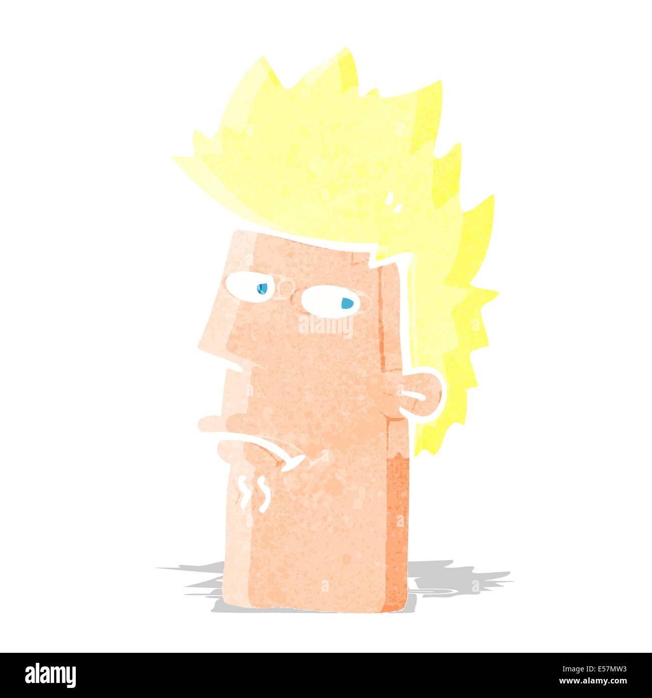 cartoon nervous expression Stock Vector Image & Art - Alamy