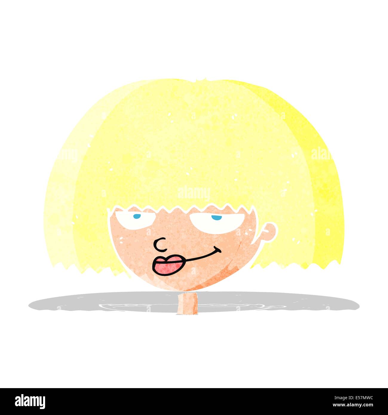 Cartoon mean female face hi-res stock photography and images - Alamy