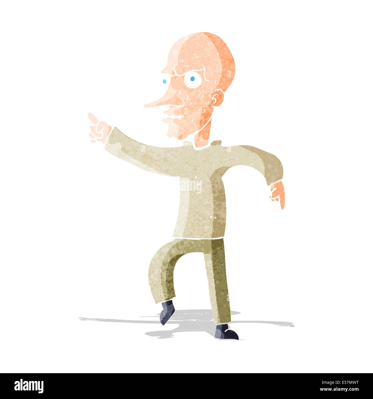 cartoon angry old man Stock Vector Image & Art - Alamy