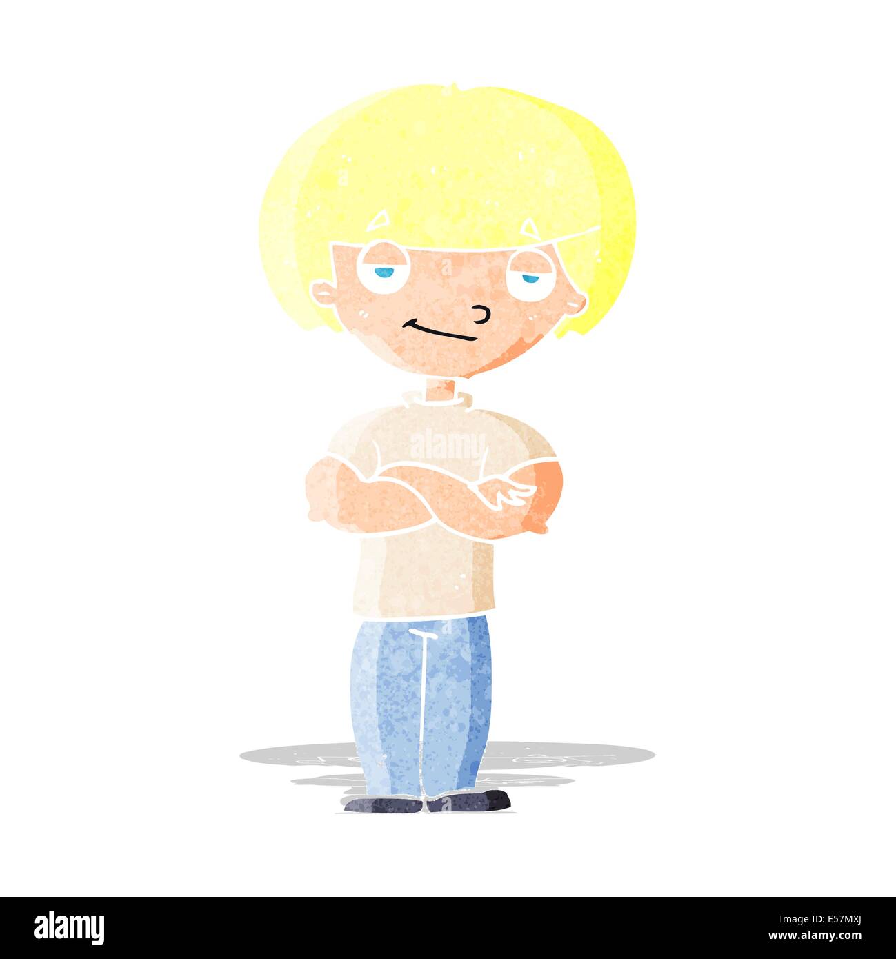 Smug looking Stock Vector Images - Alamy