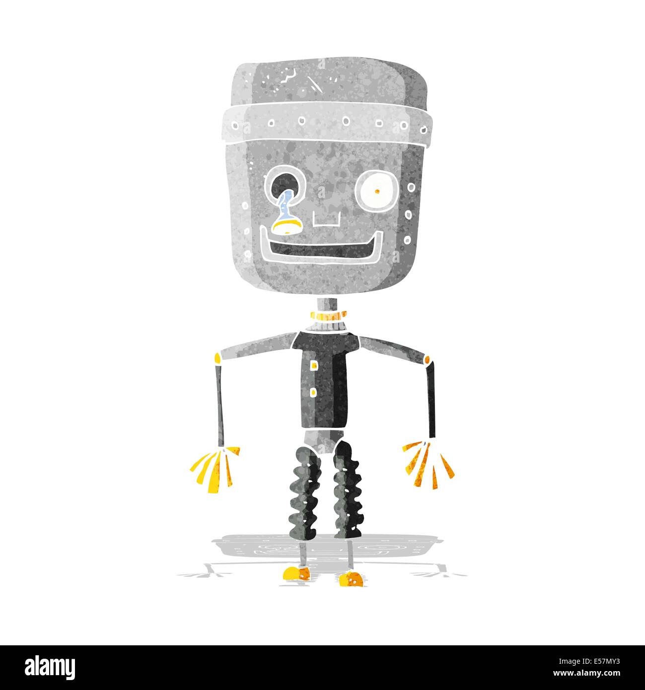cartoon old robot Stock Vector Image & Art - Alamy