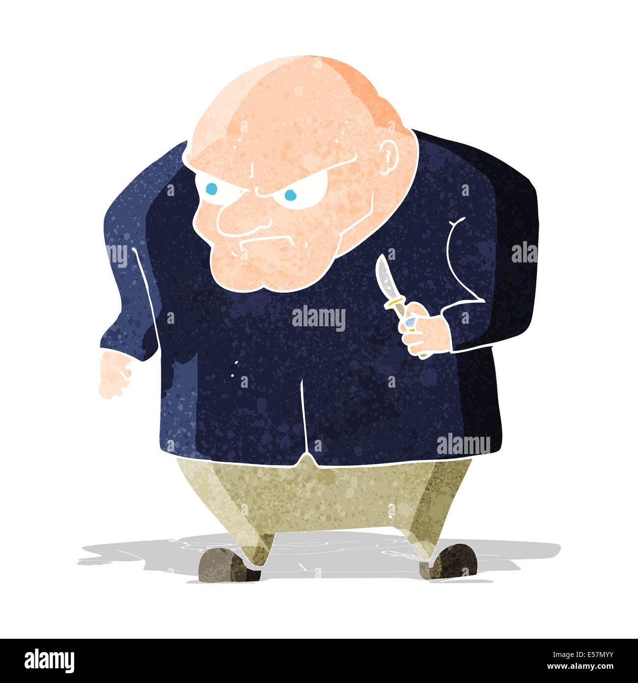 cartoon evil man Stock Vector Image & Art - Alamy