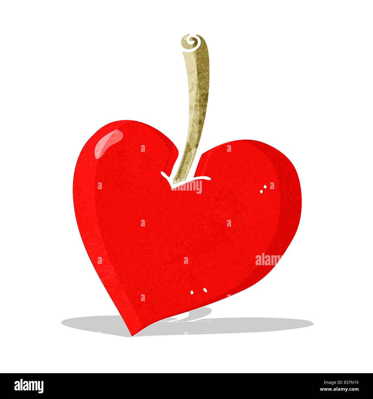cartoon love heart apple Stock Vector Image & Art - Alamy