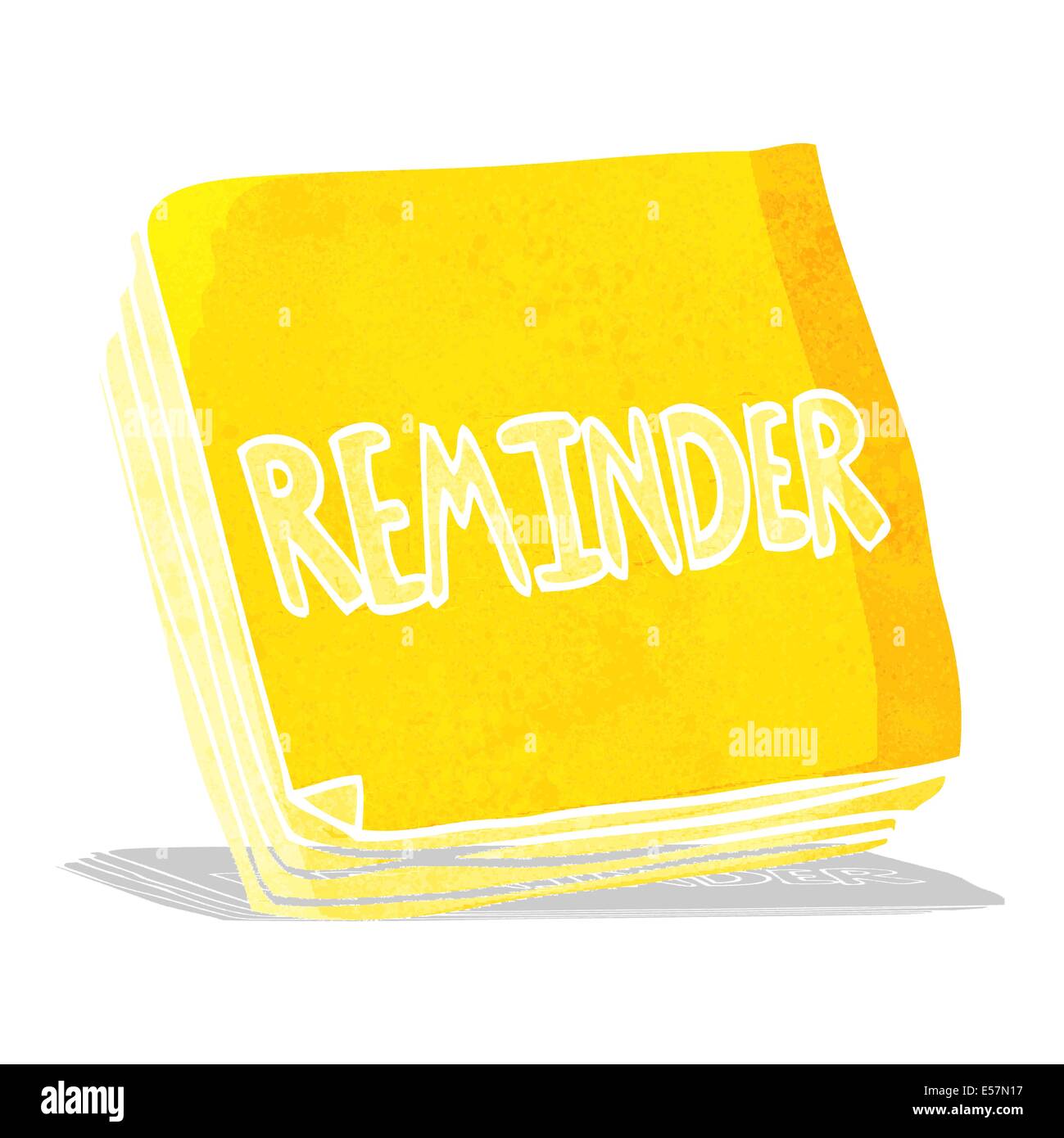 cartoon reminder notes Stock Vector Image & Art - Alamy