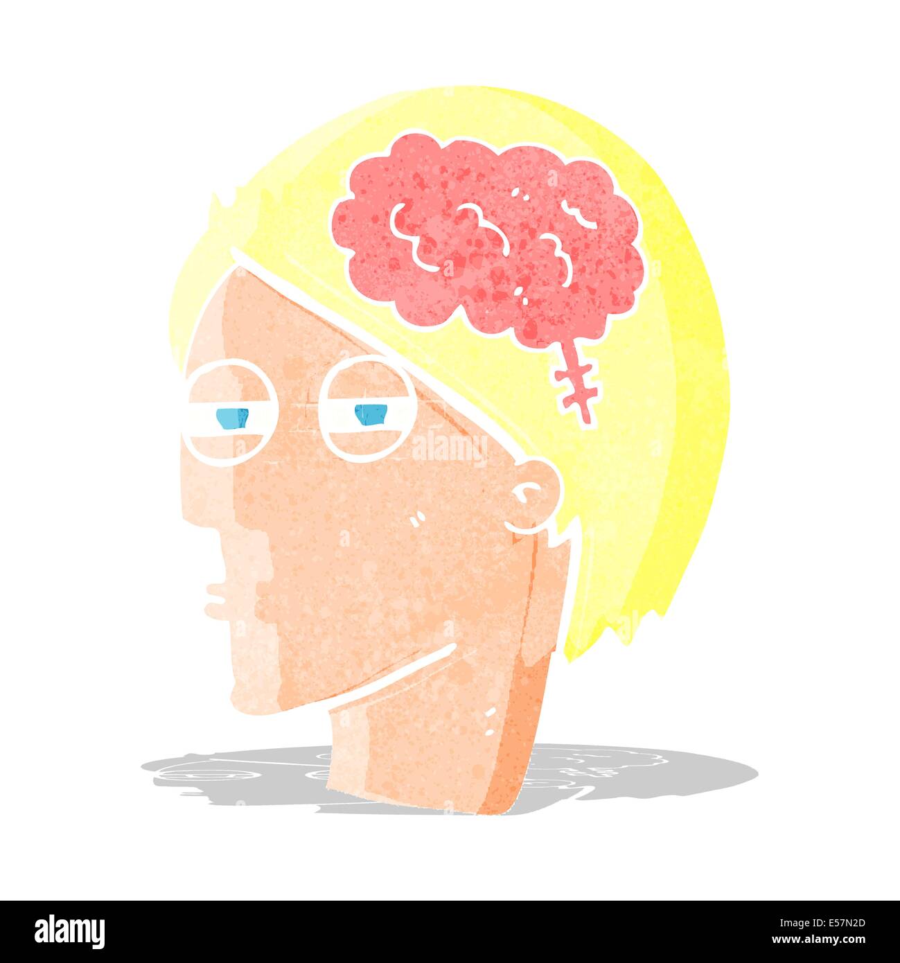 cartoon man thinking carefully Stock Vector Image & Art - Alamy
