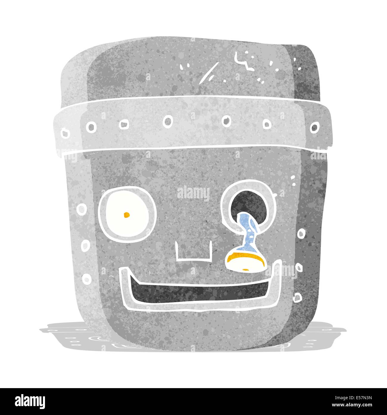 cartoon robot head Stock Vector Image & Art - Alamy