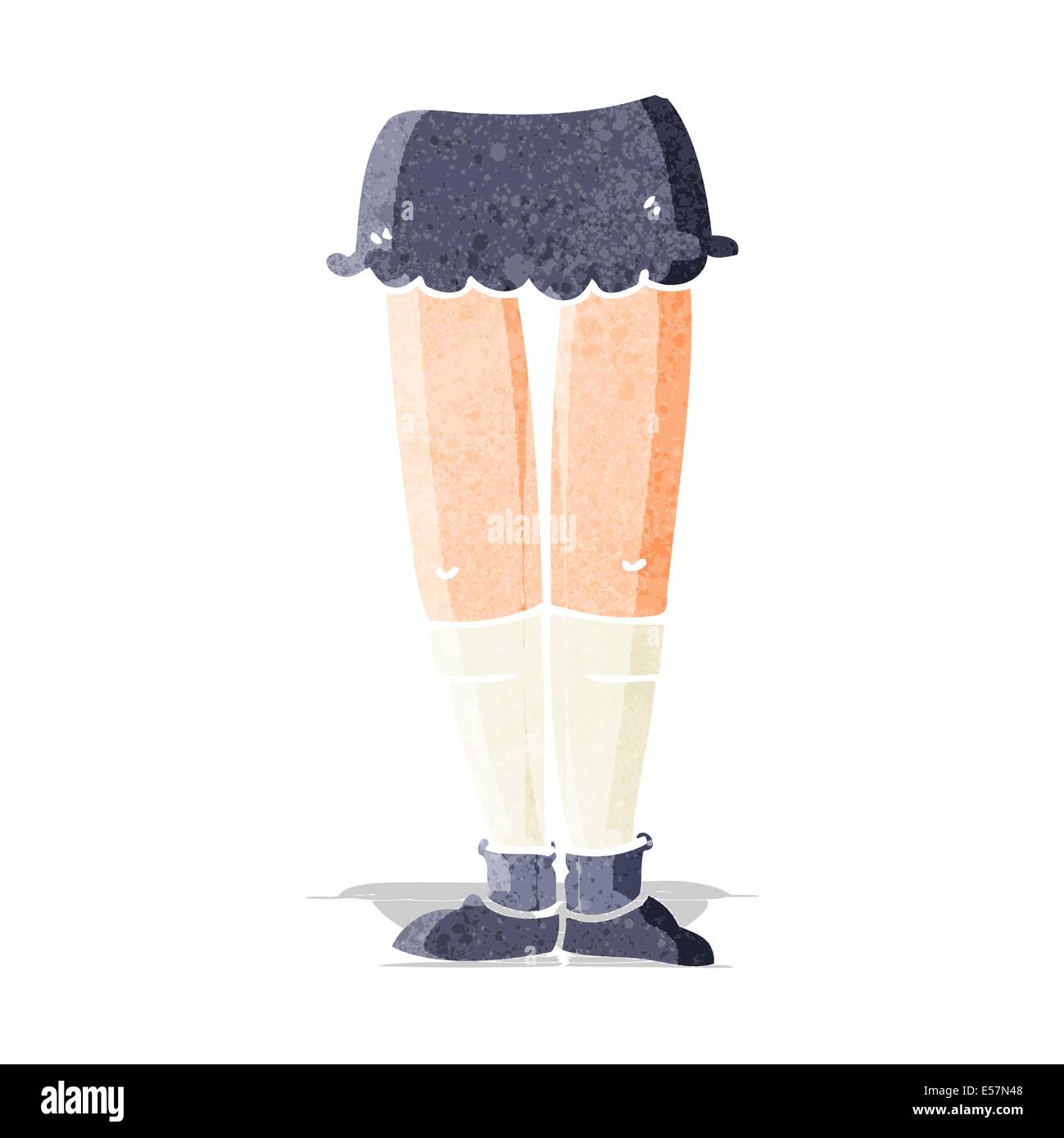 cartoon female legs Stock Vector Image & Art - Alamy
