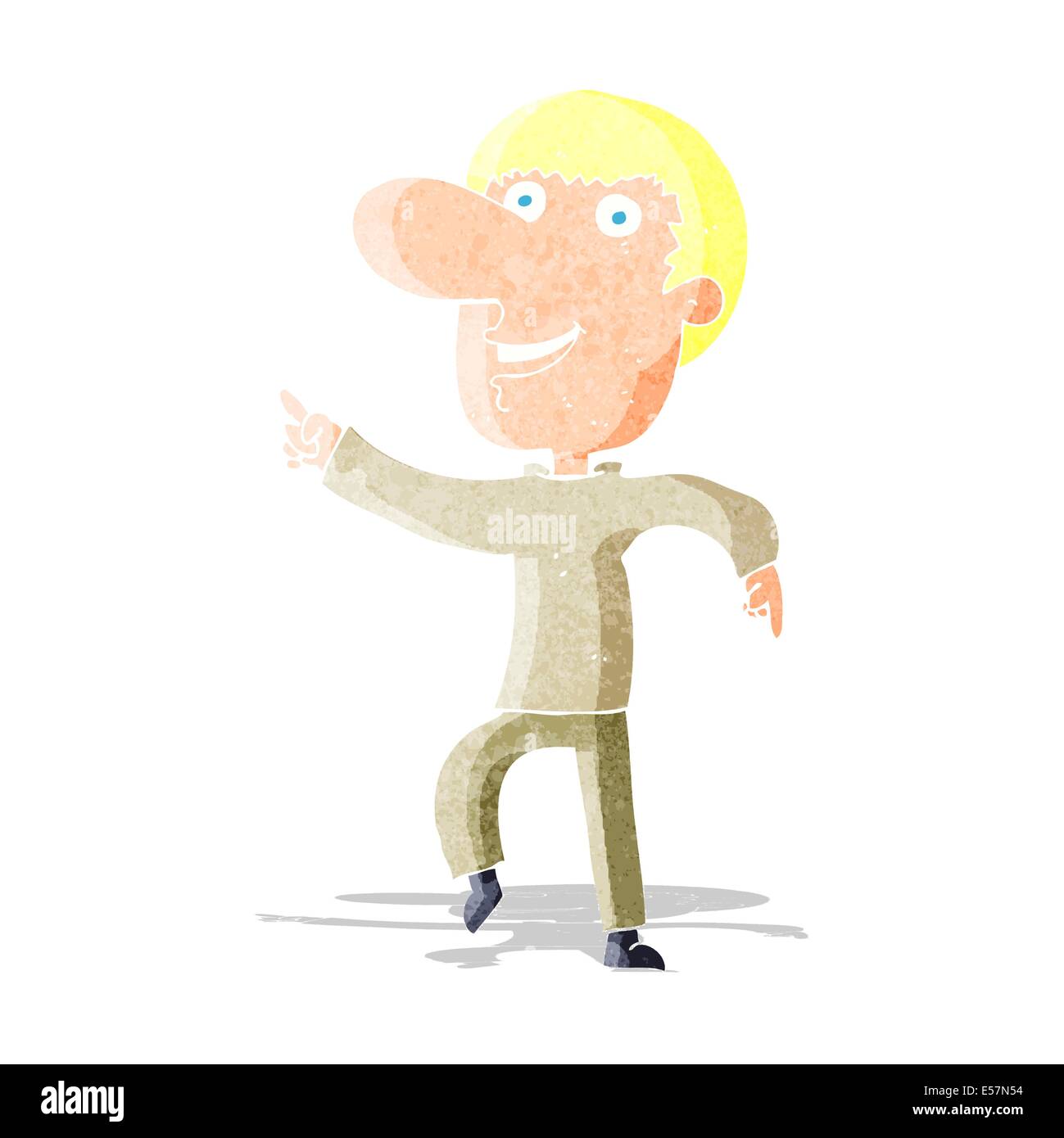 cartoon happy man dancing Stock Vector Image & Art - Alamy