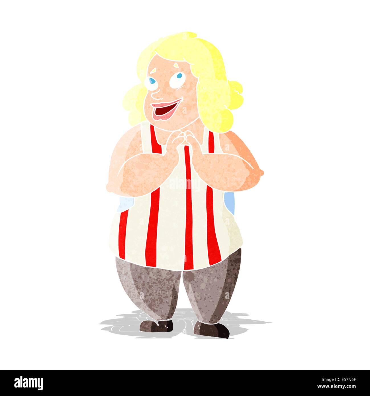 Fat cook, woman Stock Vector Images - Alamy