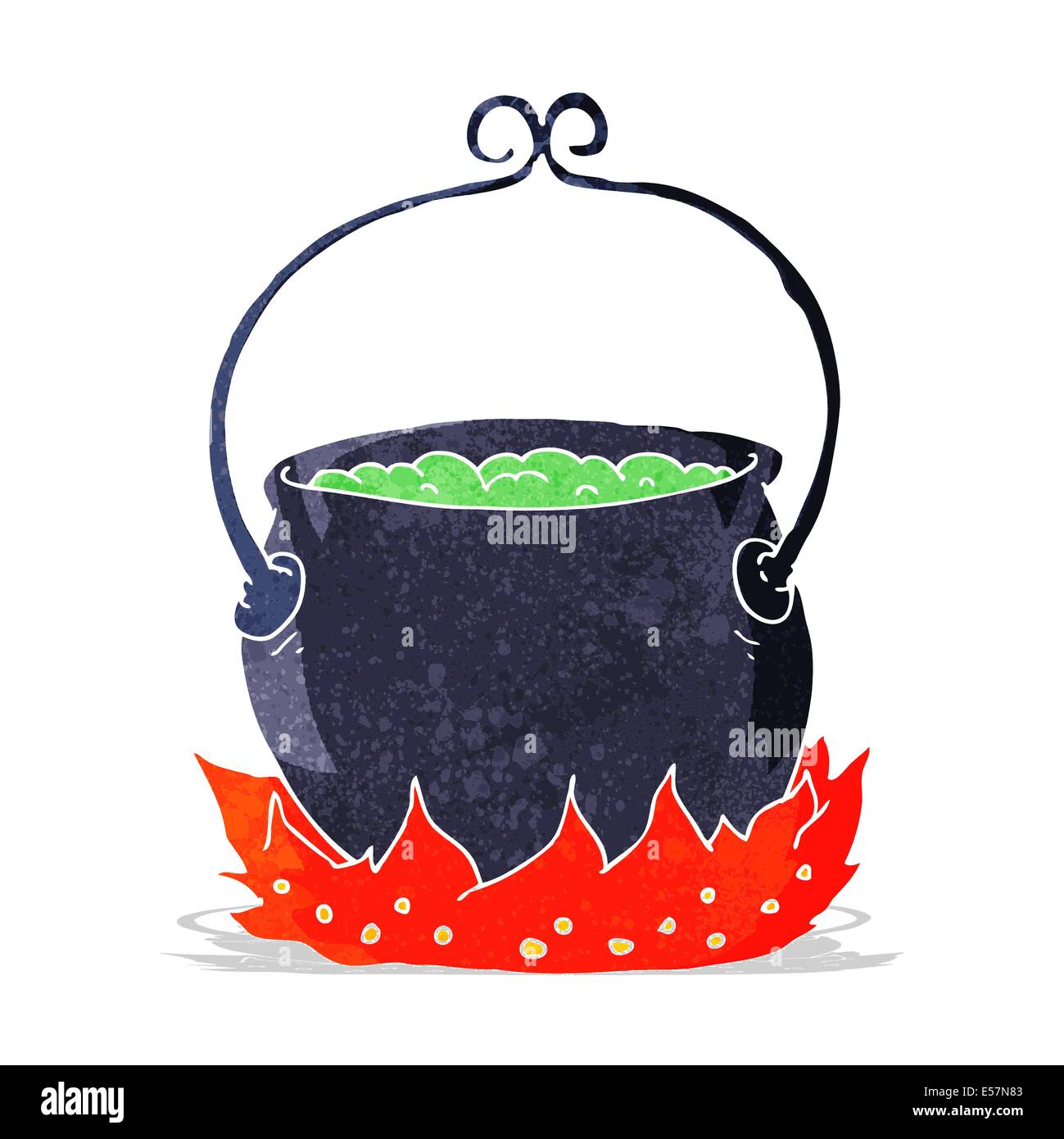cartoon witch's cauldron Stock Vector Image & Art - Alamy