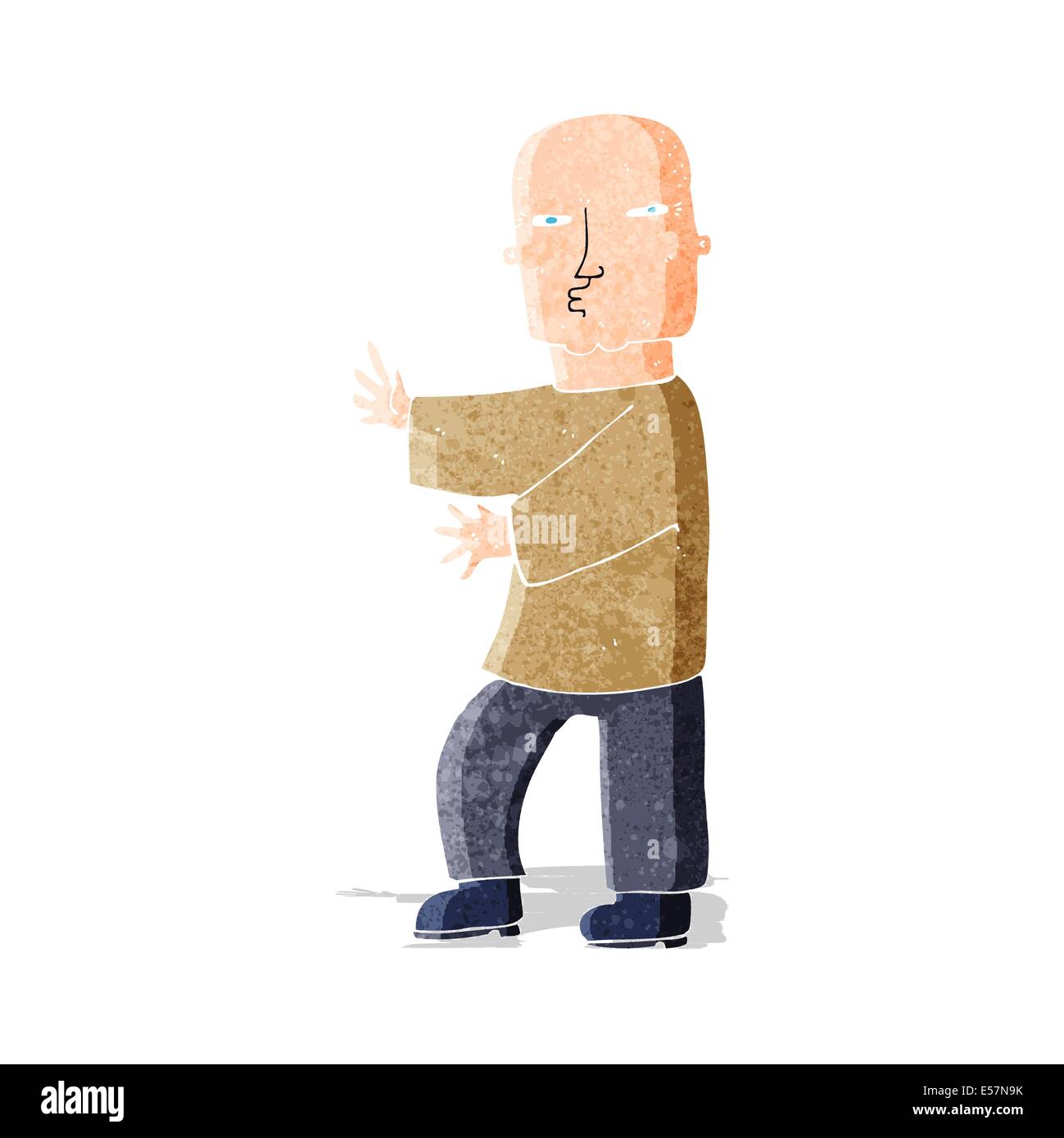 cartoon tough man Stock Vector Image & Art - Alamy