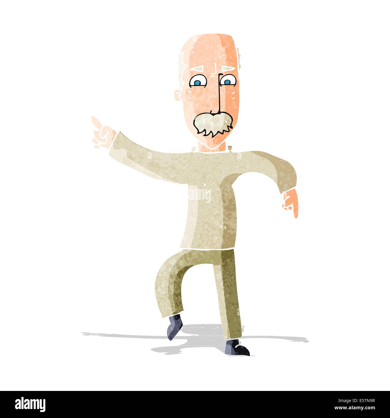cartoon angry old man Stock Vector Image & Art - Alamy