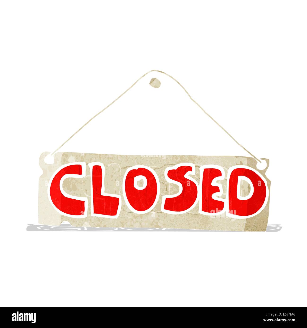 cartoon closed shop sign Stock Vector Image & Art - Alamy