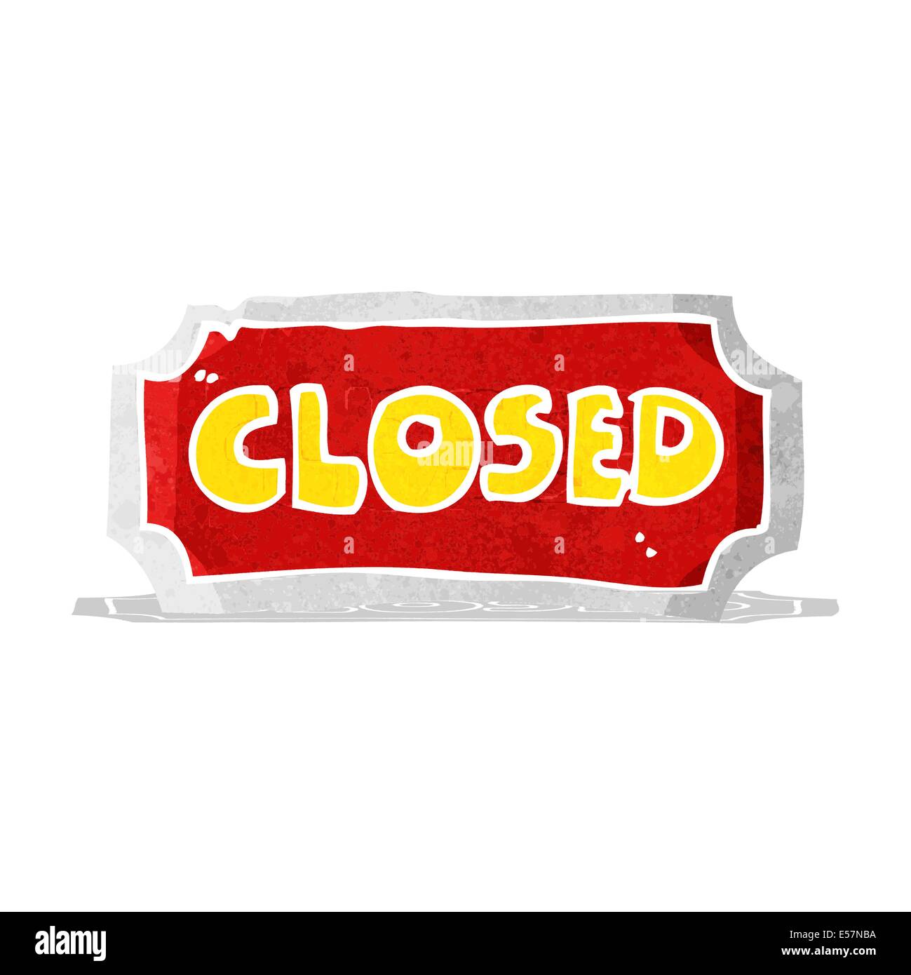 cartoon closed sign Stock Vector Image & Art - Alamy