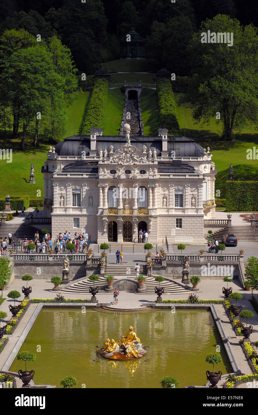 Linderhof, Linderhof Castle, Linderhof Palace, Schloss Linderhof, Upper ...