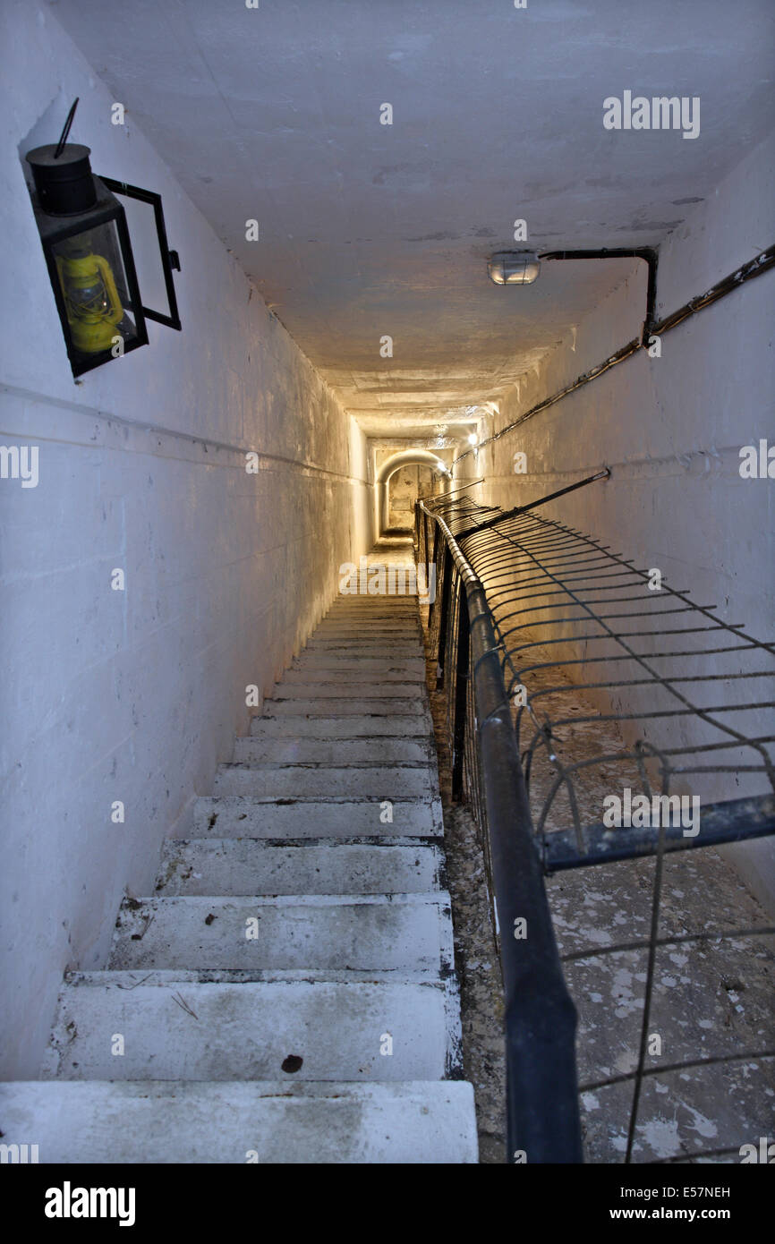 Inside Fort Istibey (part of the "Metaxas Line"), Mount Beles (or ...