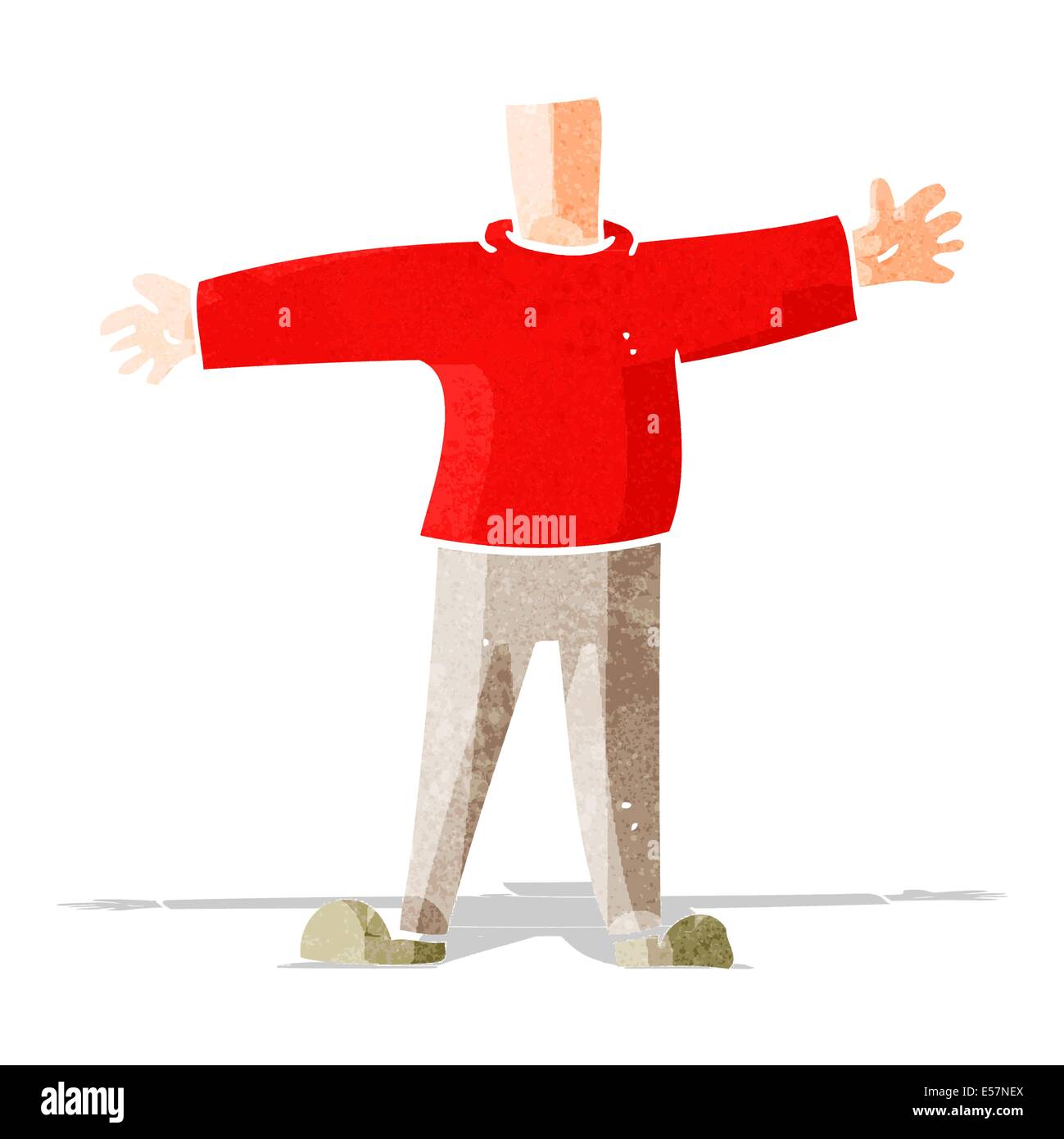 cartoon male body (mix and match cartoons or add own photo head Stock ...