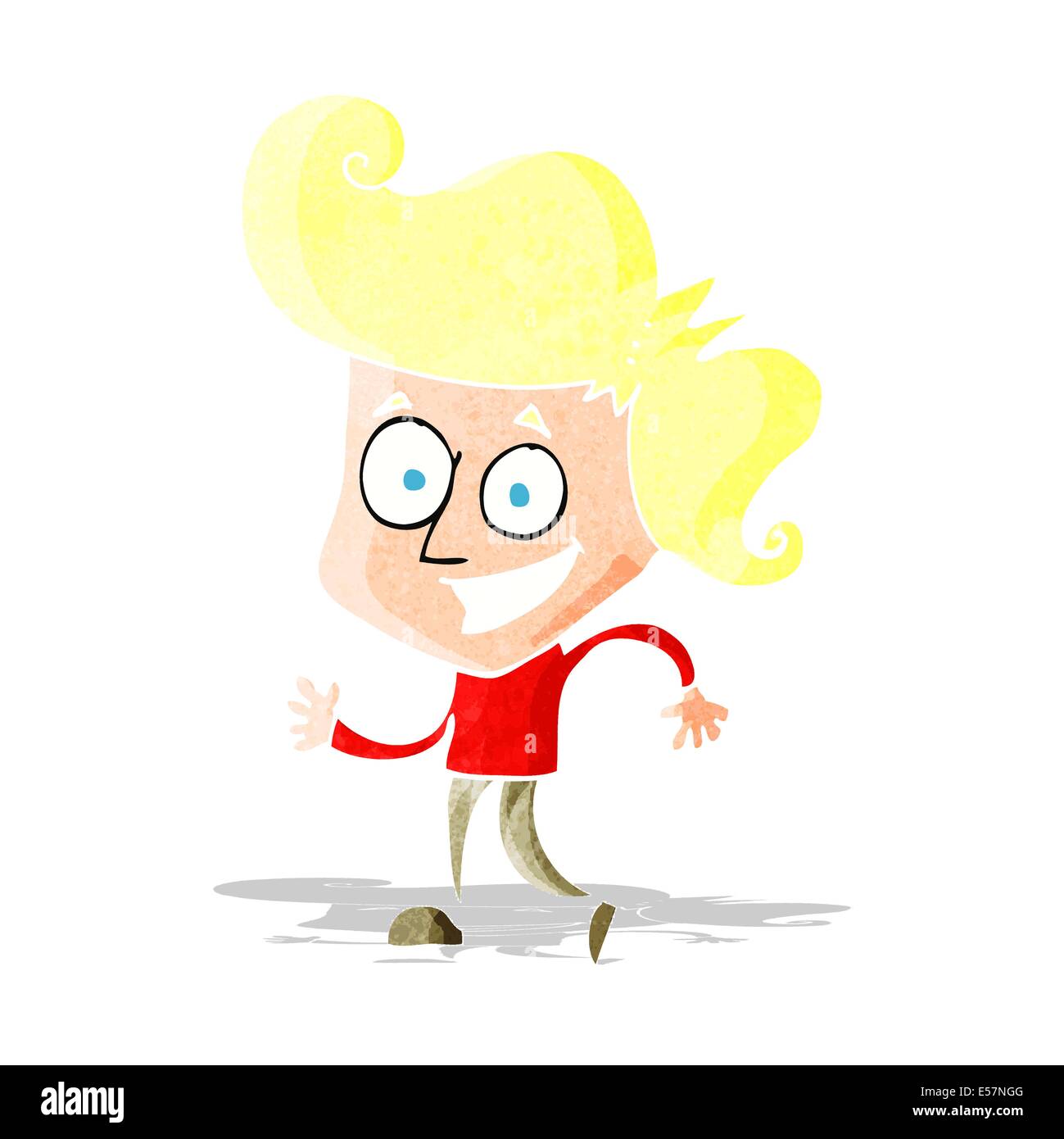 cartoon grinning man Stock Vector Image & Art - Alamy