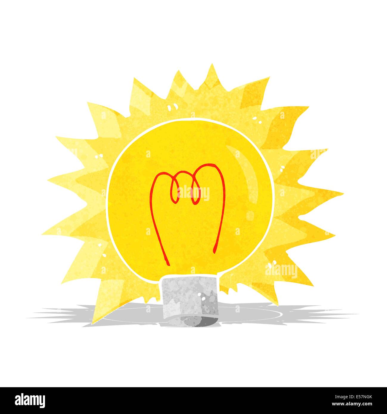 cartoon electric light bulb Stock Vector Image & Art - Alamy