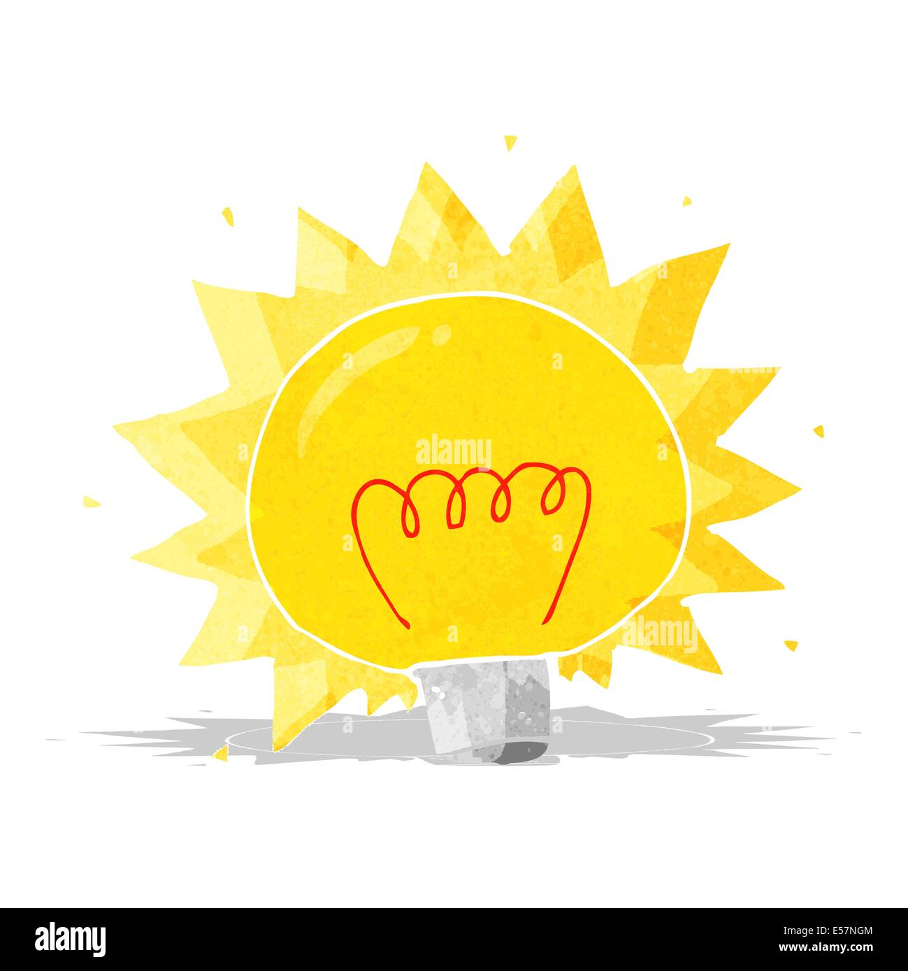 cartoon electric light bulb Stock Vector Image & Art - Alamy