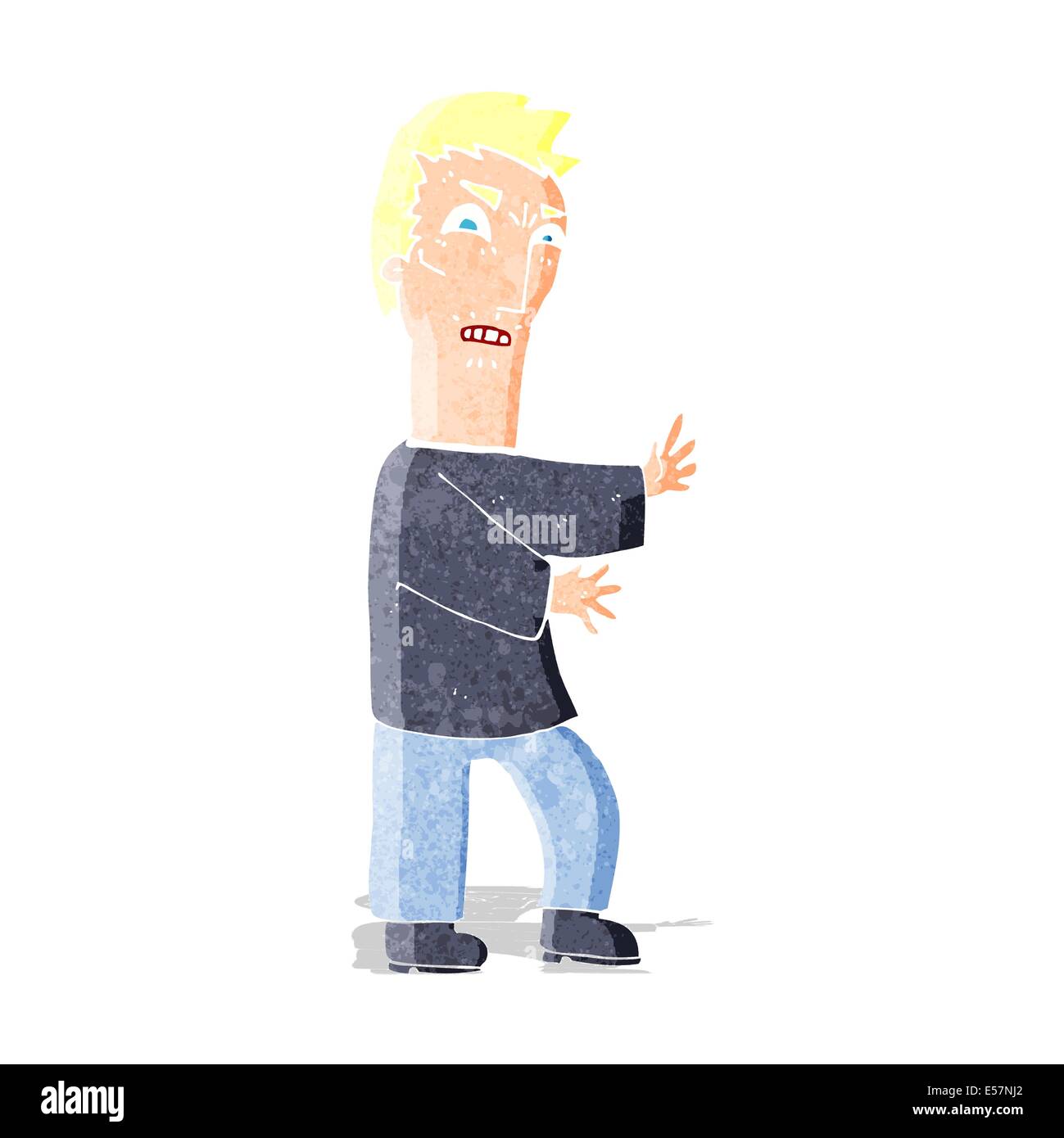 cartoon angry man Stock Vector Image & Art - Alamy