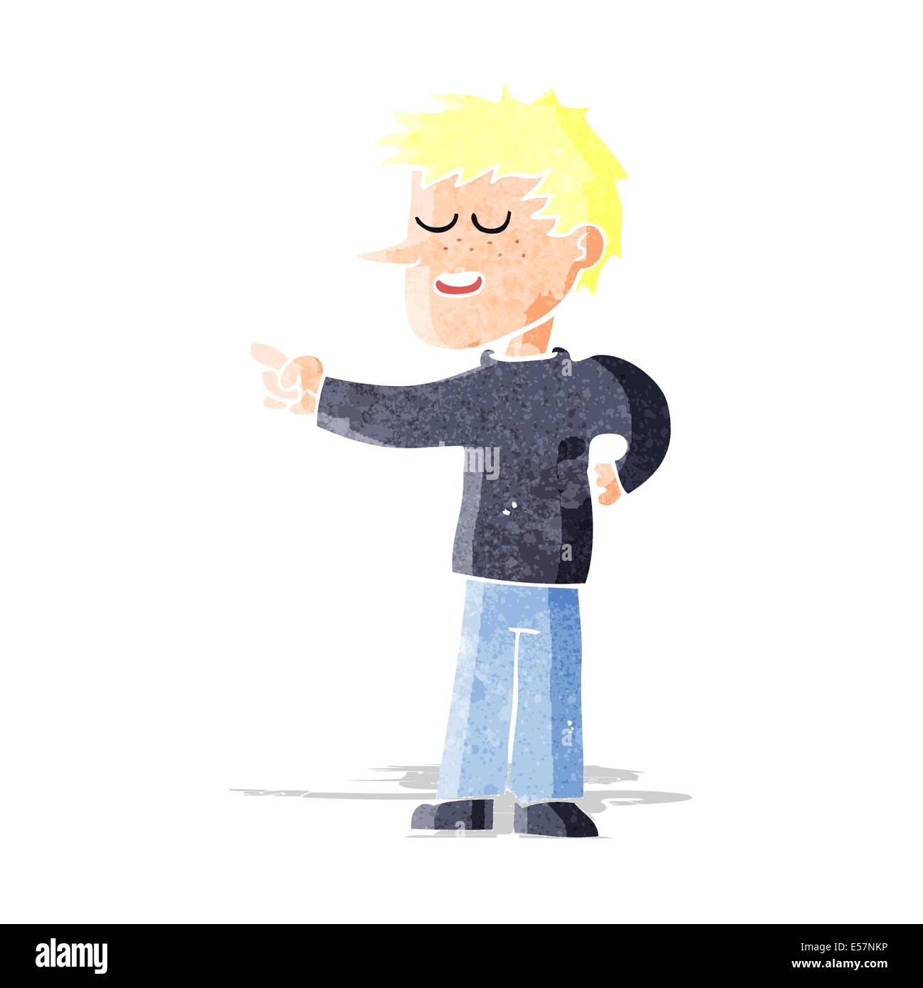 cartoon man pointing Stock Vector Image & Art - Alamy