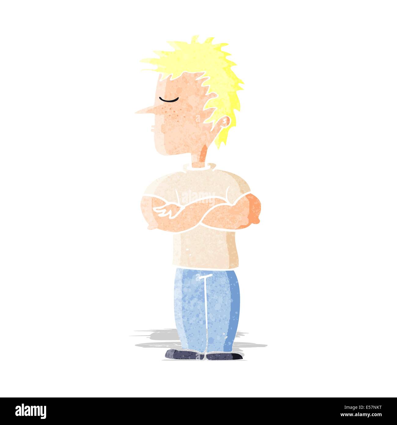 cartoon man refusing to listen Stock Vector Image & Art - Alamy